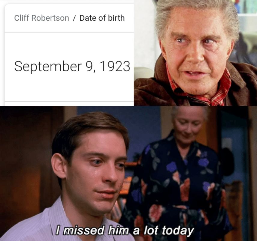 Happy Birthday Cliff, gone but not forgotten. The one true Uncle Ben. | Scrolller