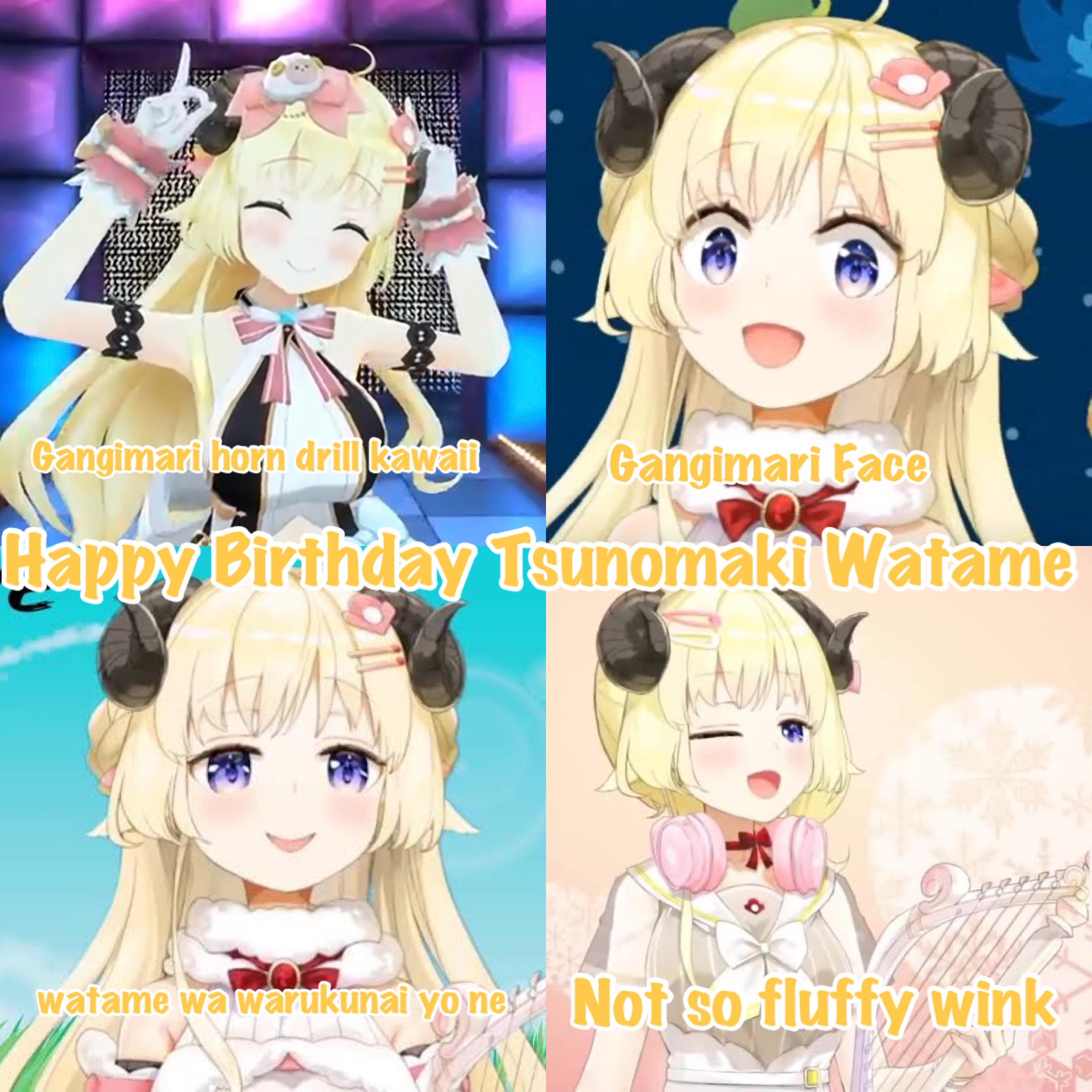 Happy Birthday Tsunomaki Watame | Scrolller