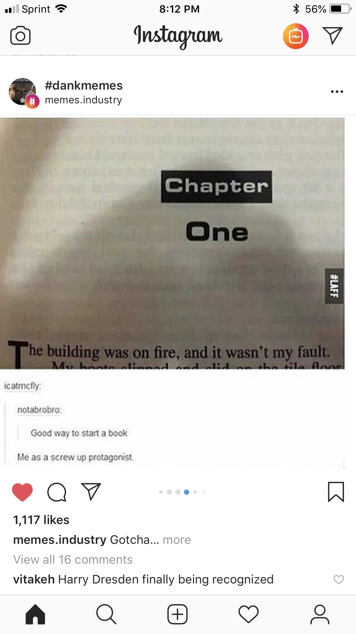 Harry Dresden finally being recognized | Scrolller