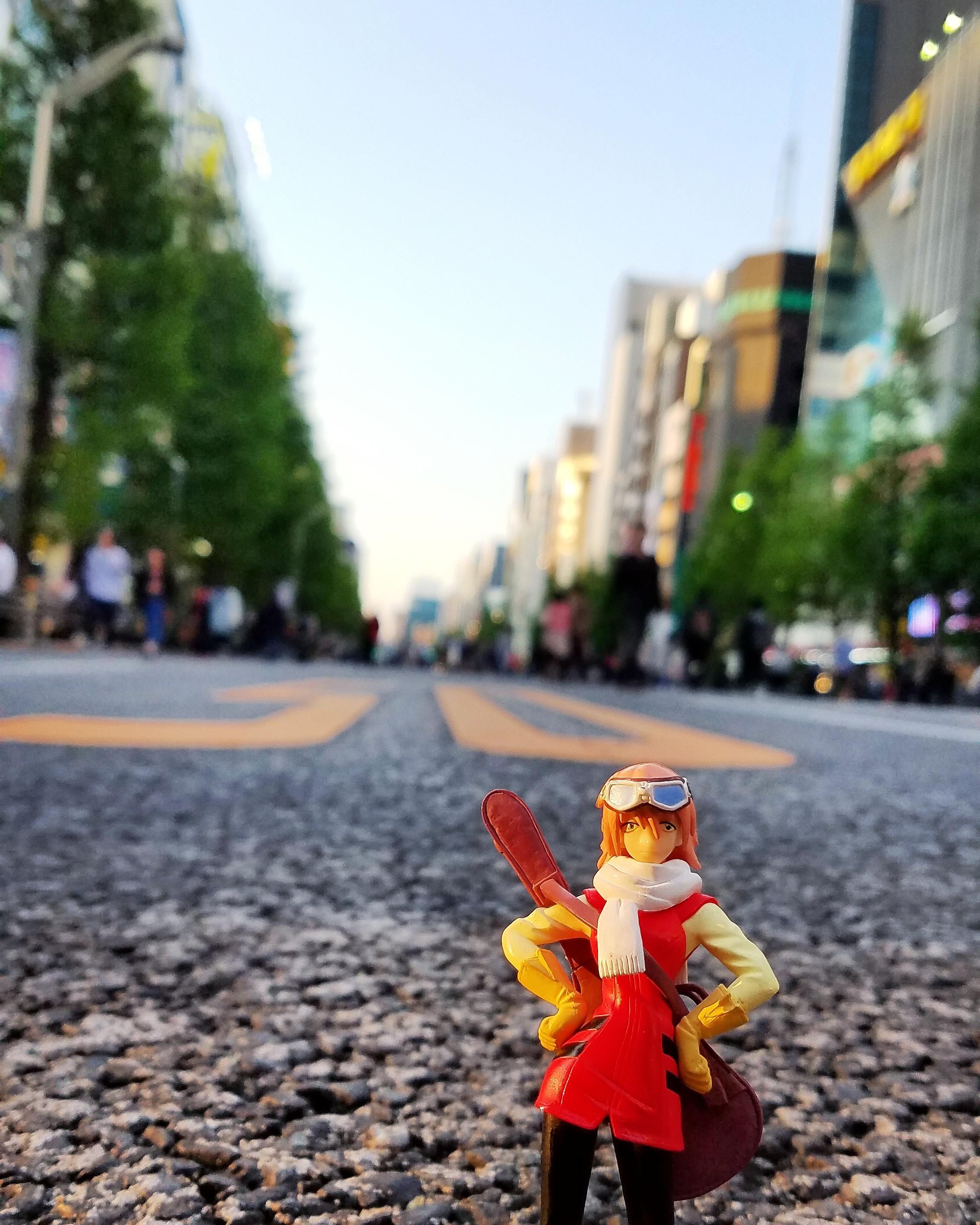 Haruko stops in Akihabara | Scrolller