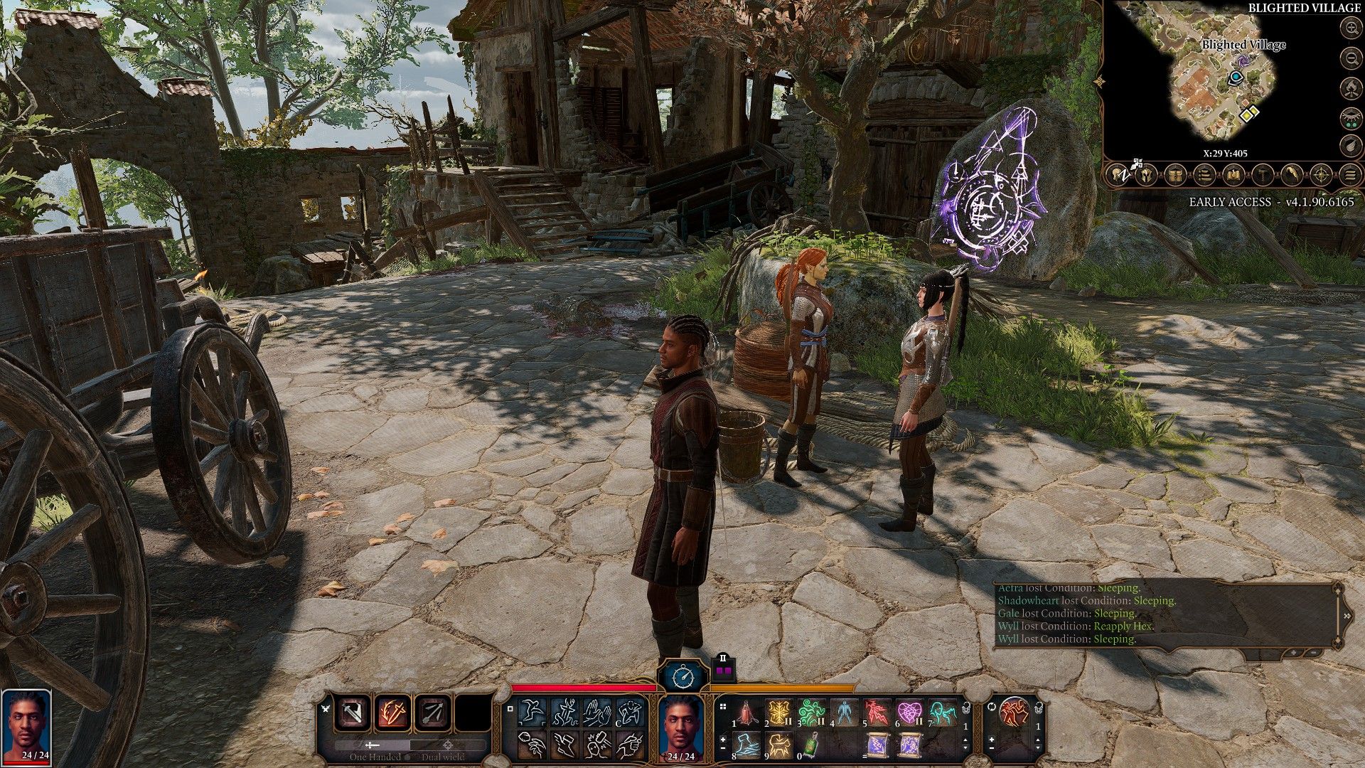 Has anyone seen this before/know a workaround? Character interface in bottom left is broken ...