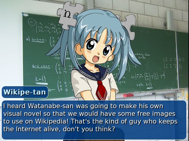 Have you ever wanted to play VN about editing wikipedia | Scrolller