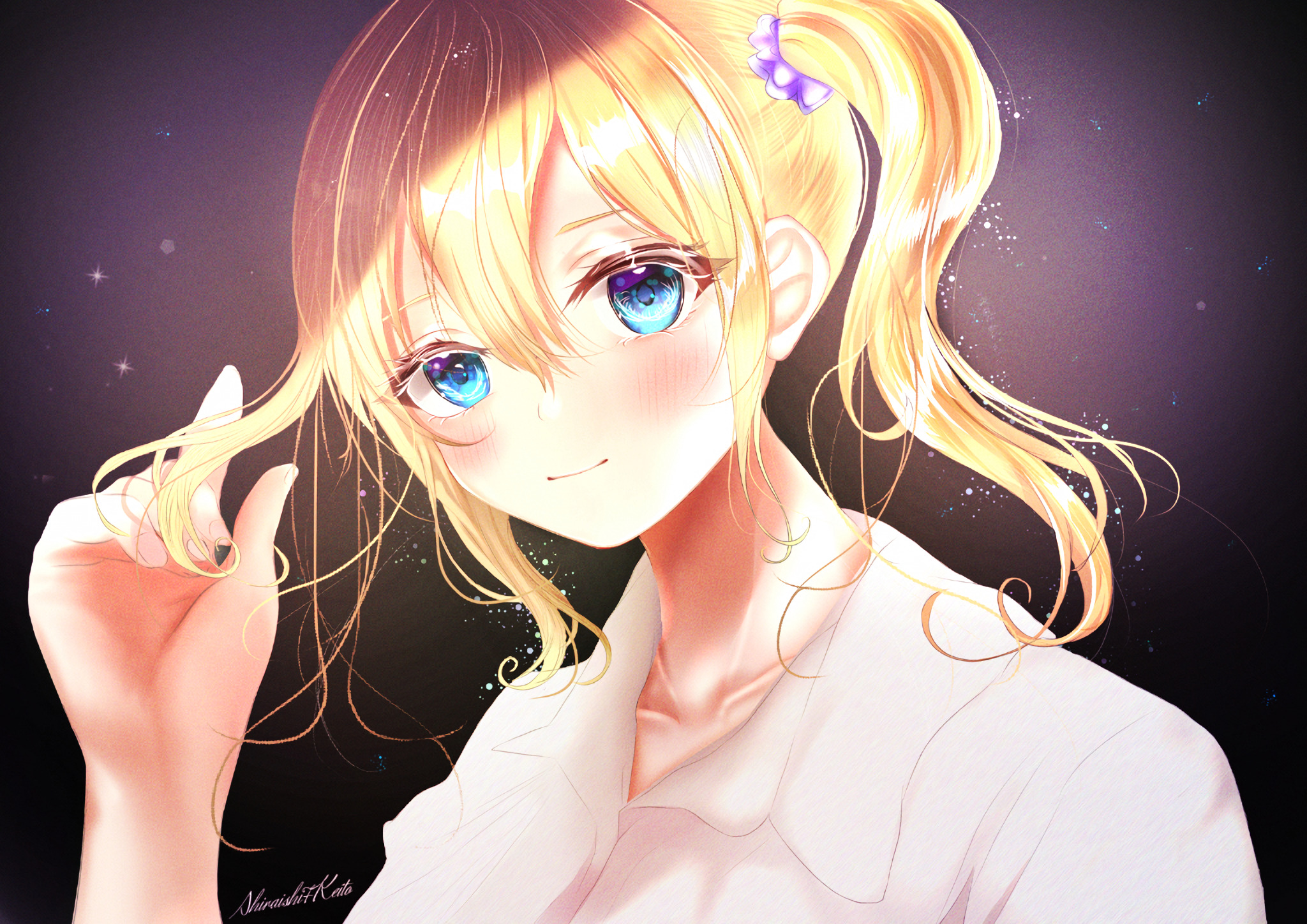 Hayasaka blushing | Scrolller