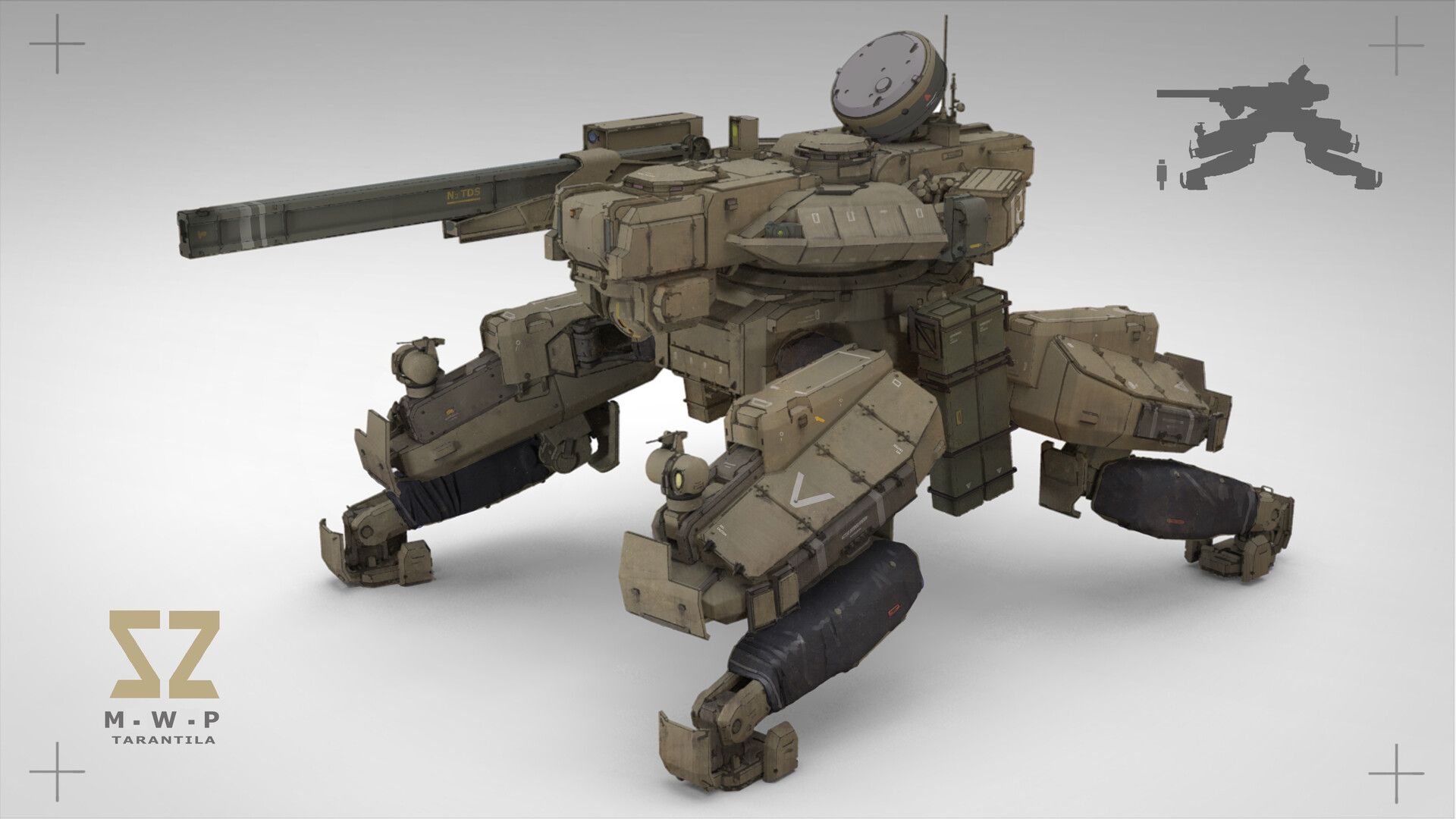 Heavy Mobile Weapon Platform -- Tarantula by Tian Qi | Scrolller