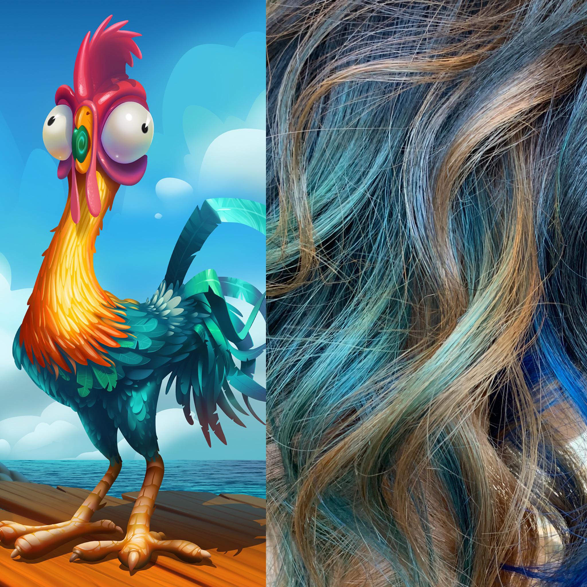 Hei Hei hair. ️ | Scrolller