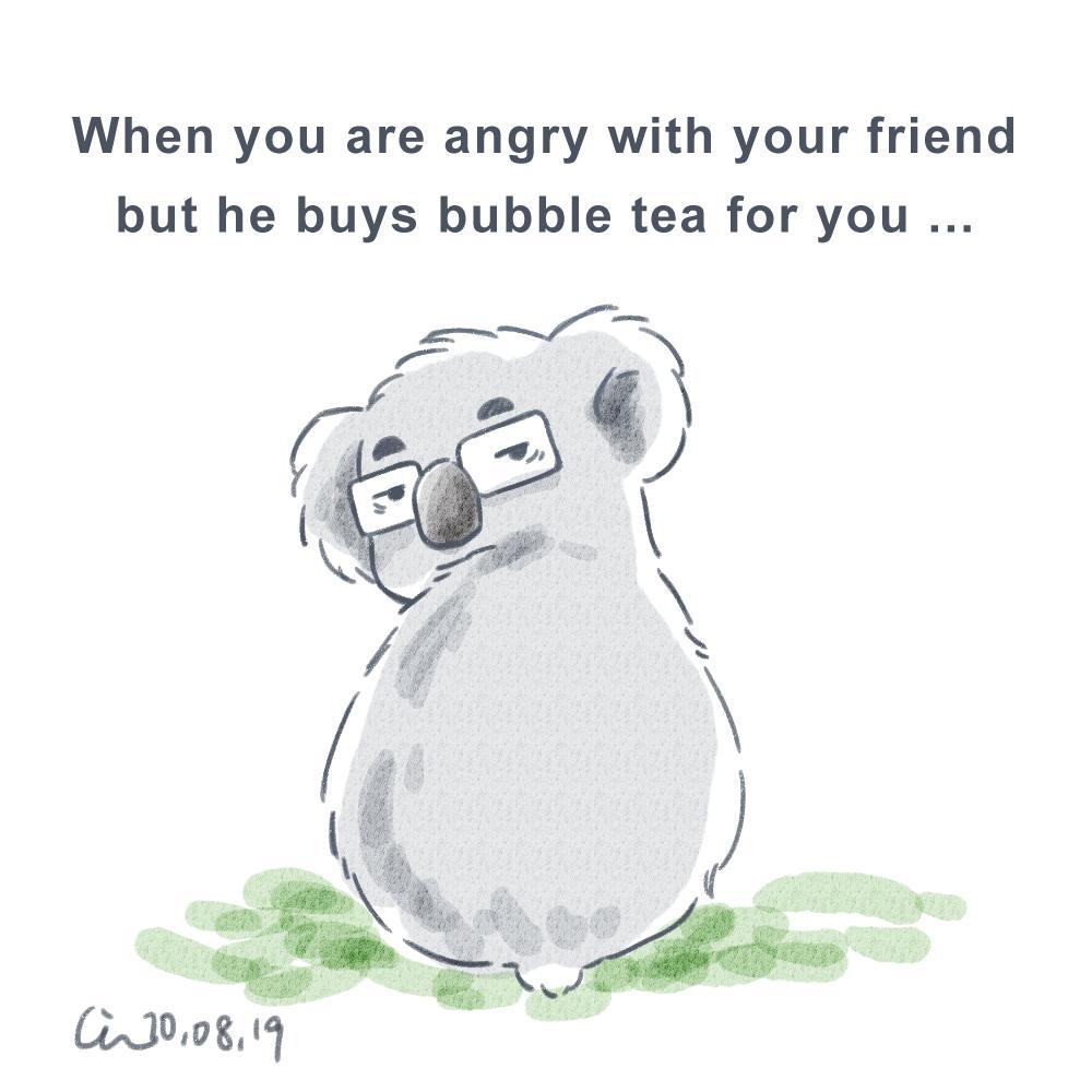 Hello guys I drew a little cute koalabrett! :D | Scrolller