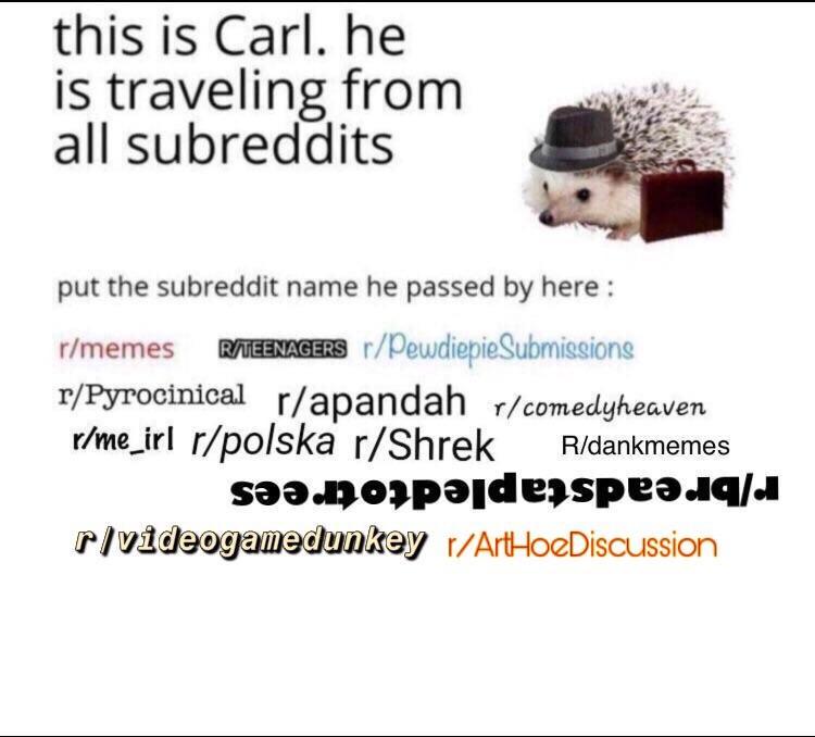 Help Carl travel | Scrolller