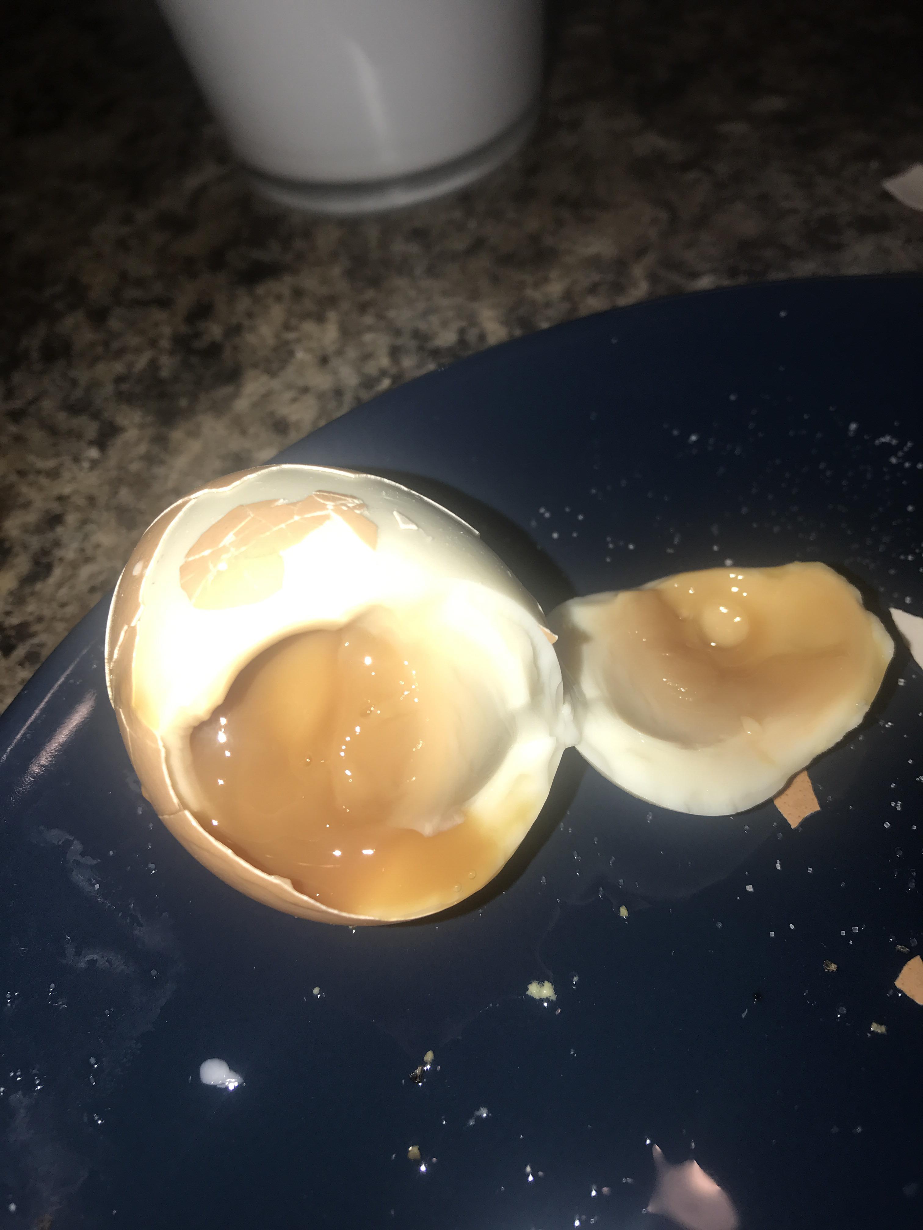 Help wtf is in the hard boiled egg | Scrolller