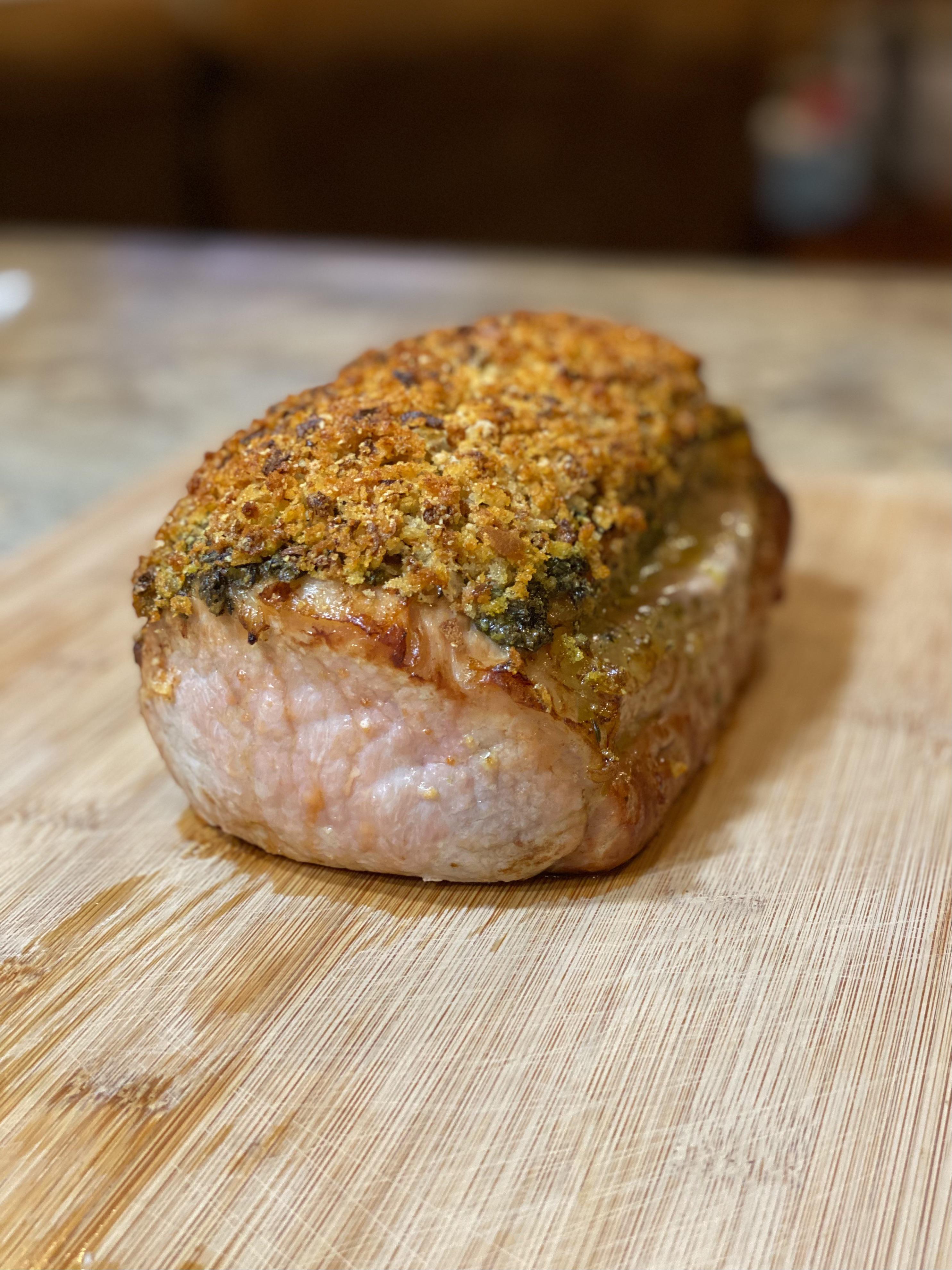 Herb-Crusted Pork Roast | Scrolller