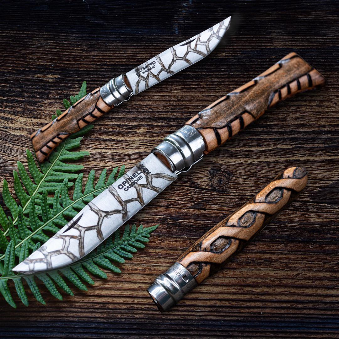 Here is an Opinel no8 I modified. | Scrolller