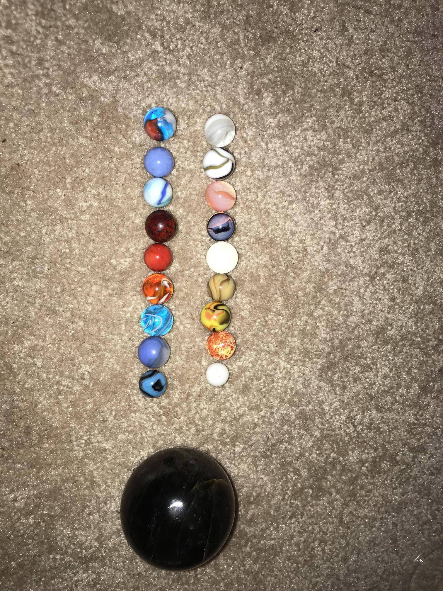 Here is part of my marble collection | Scrolller