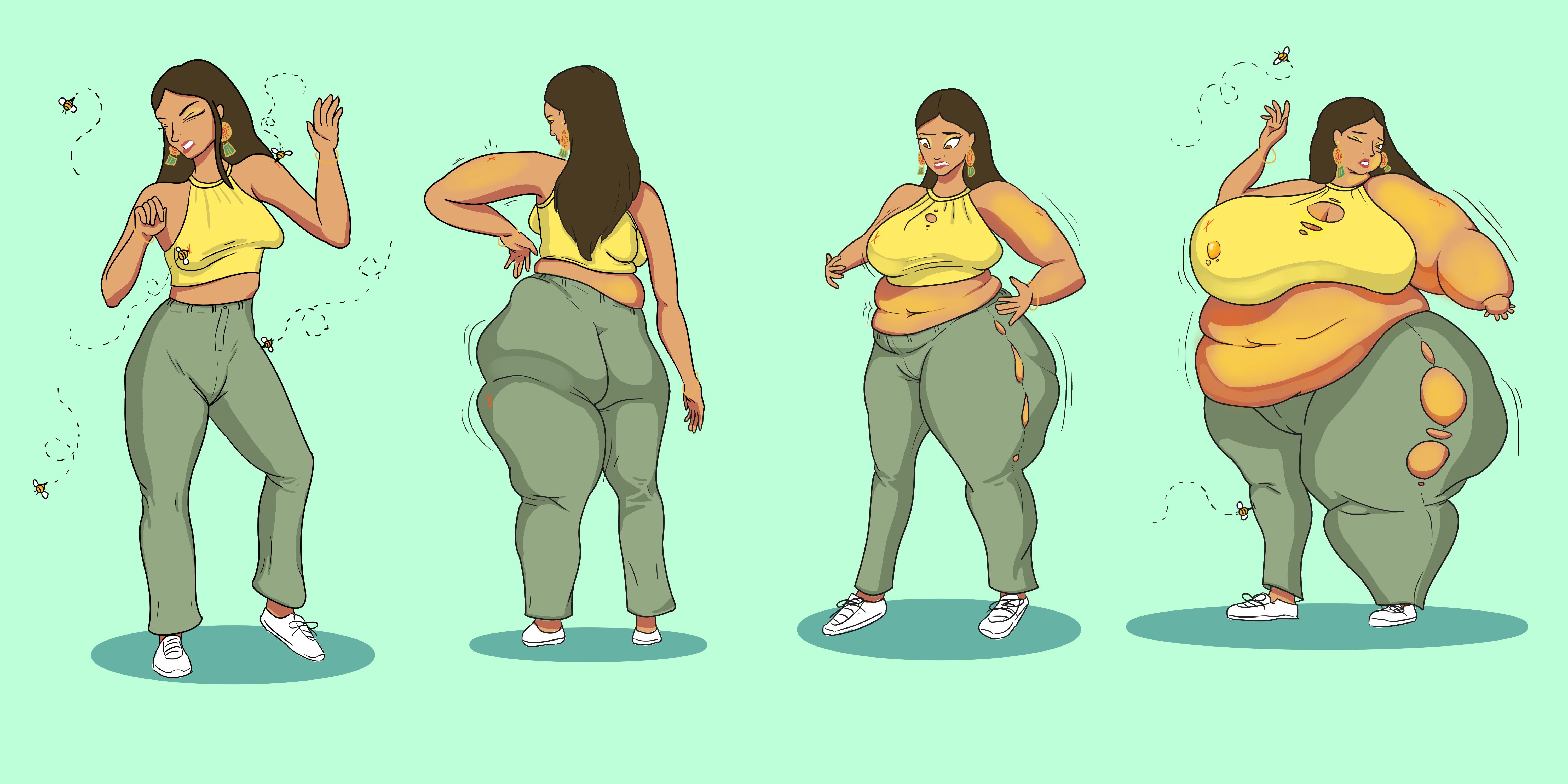 Here’s a small little weight gain sequence! Also GoodMorning everyone! I hope everyone slept ...