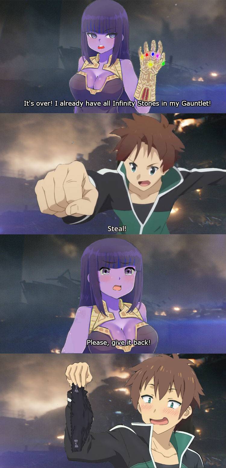 Here we go again Kazuma stealing panties | Scrolller