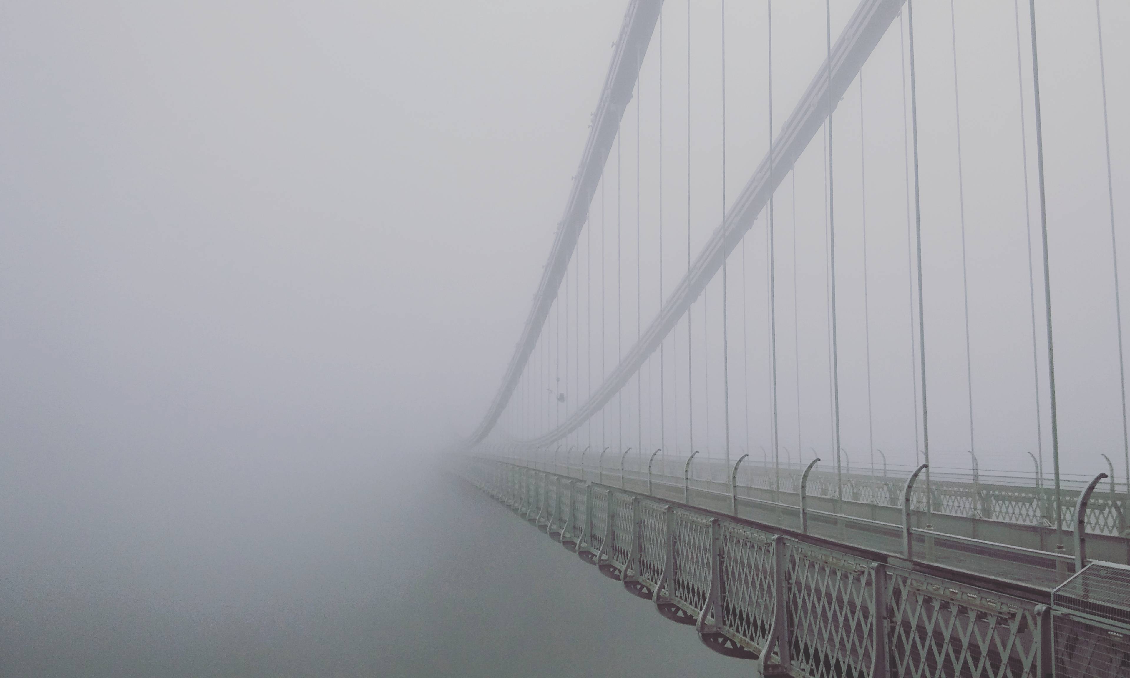 Here's a snap I got of Clifton Suspension Bridge in yesterday's dense fog... | Scrolller