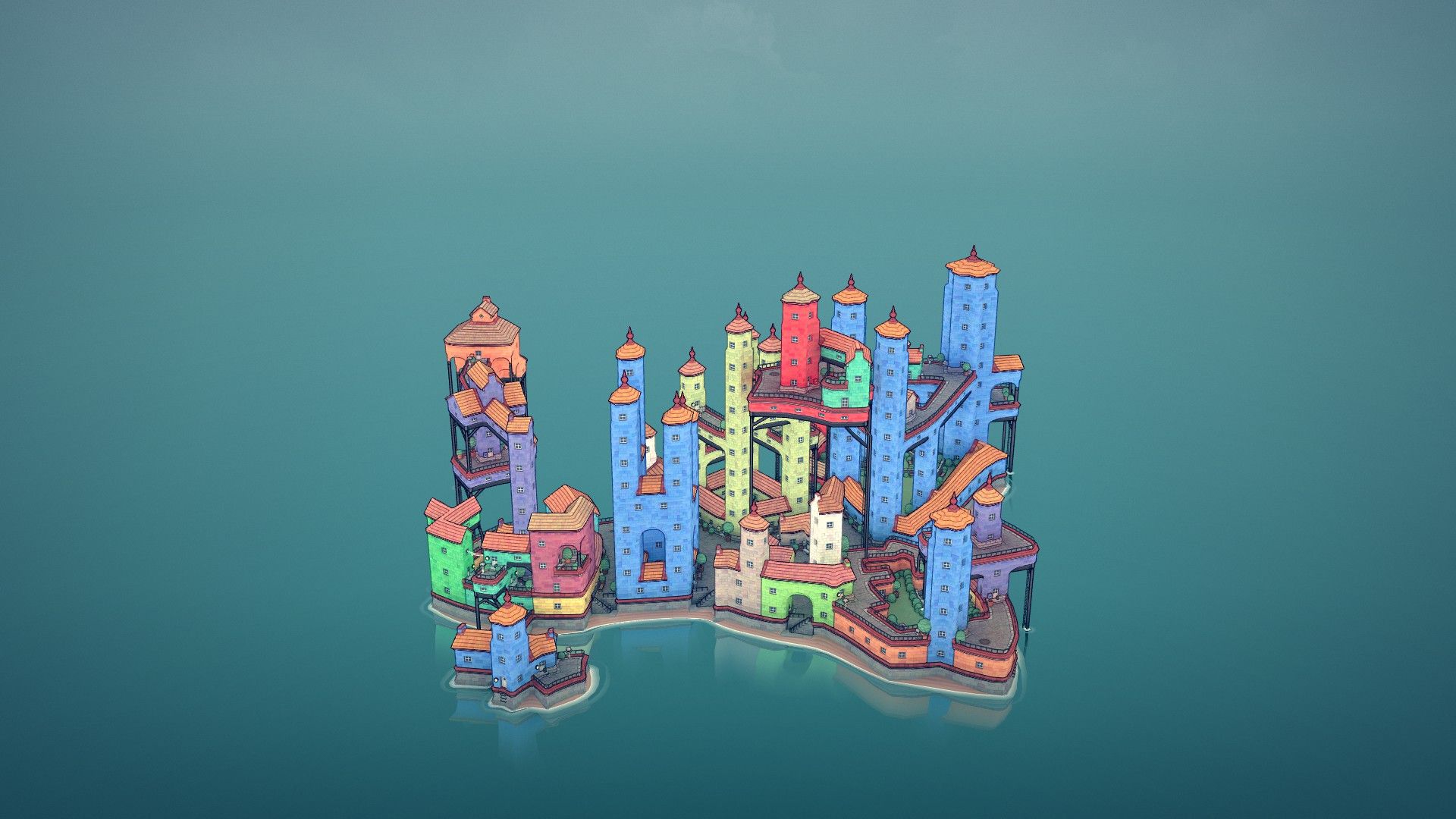 Here's my first town. How's yours? | Scrolller