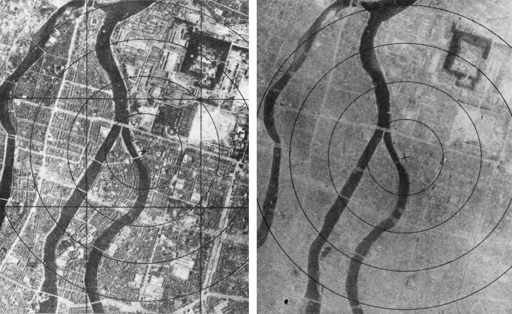 Hiroshima before and after the atomic bombing - August 6, 1945 [1041x640] | Scrolller