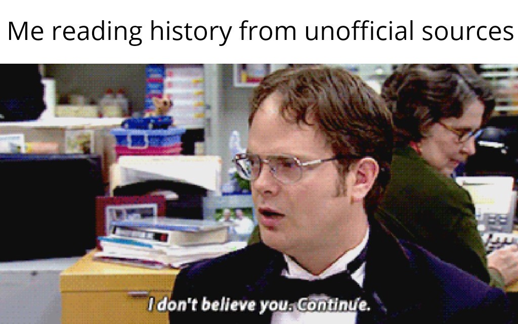 "History is written by the victors" | Scrolller