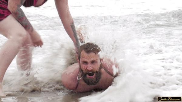 Hogtied in the ocean (Femdom) | Scrolller