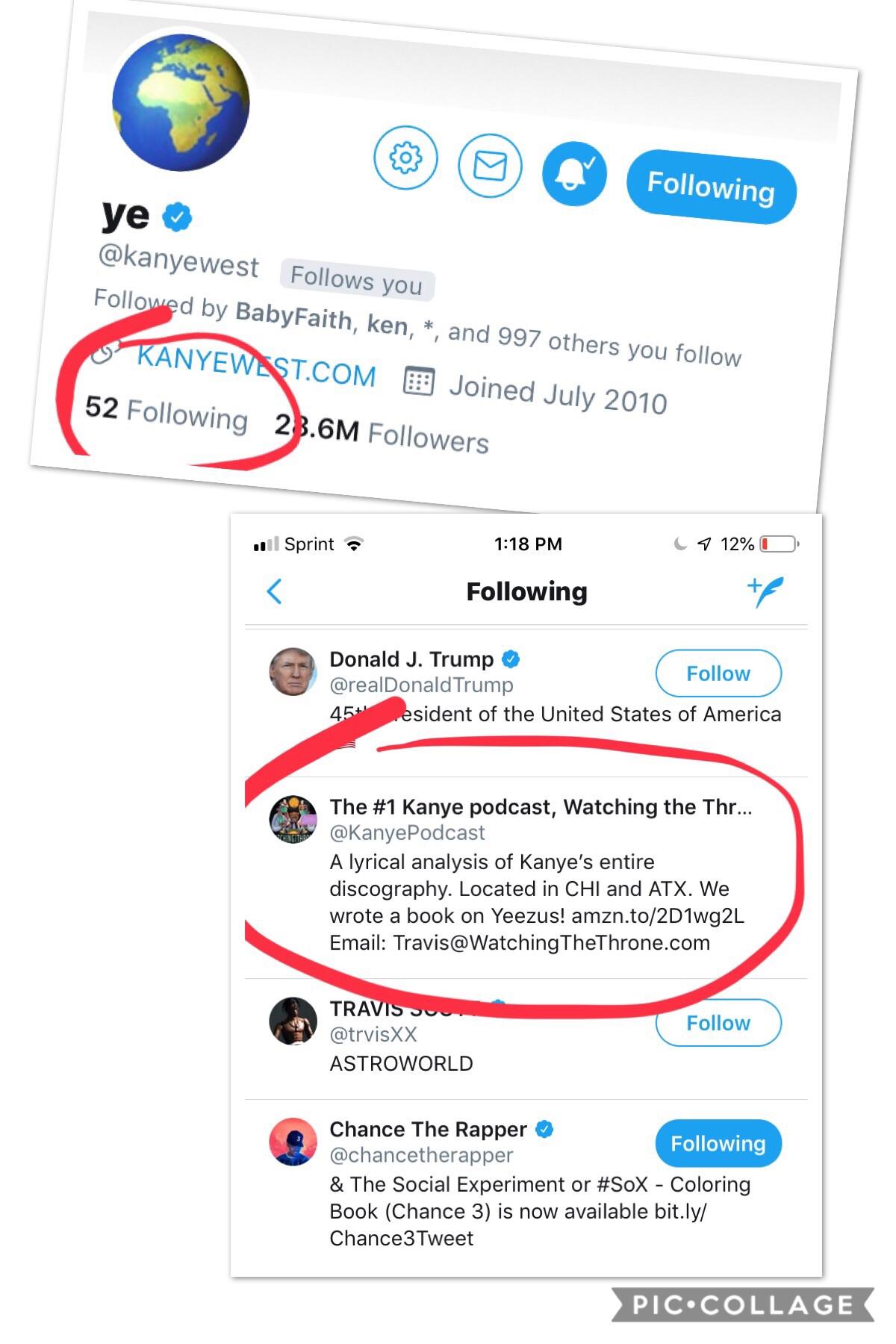 HOLY SHIT WE GOT THE YE FOLLOW | Scrolller