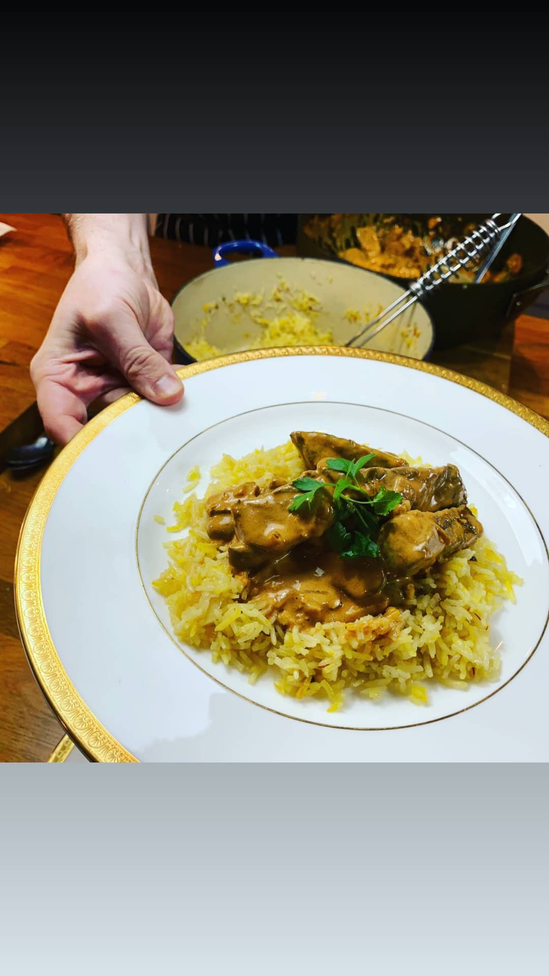 Homemade Beef Stroganoff with Pilaf Rice | Scrolller