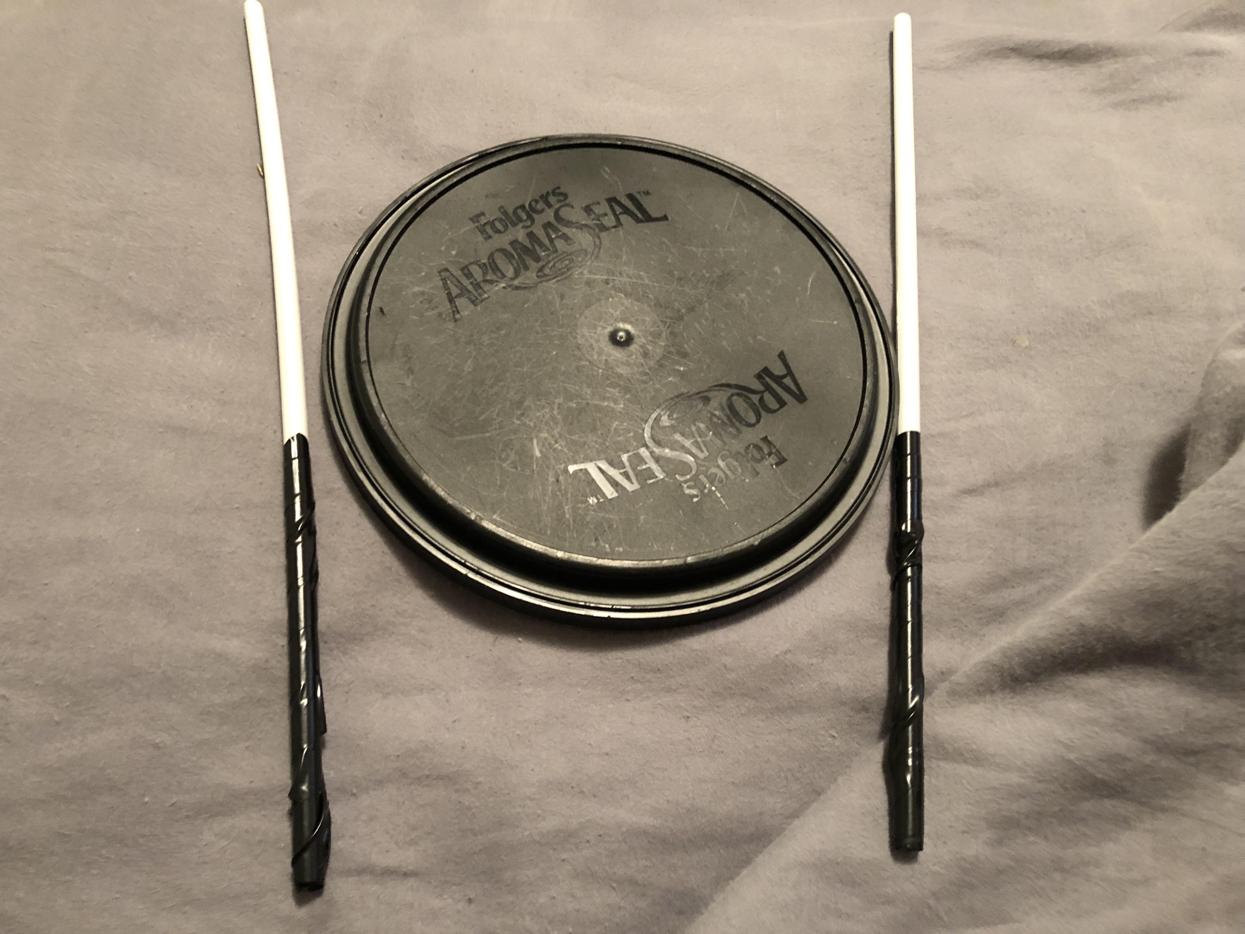 Homemade drum practice kit | Scrolller