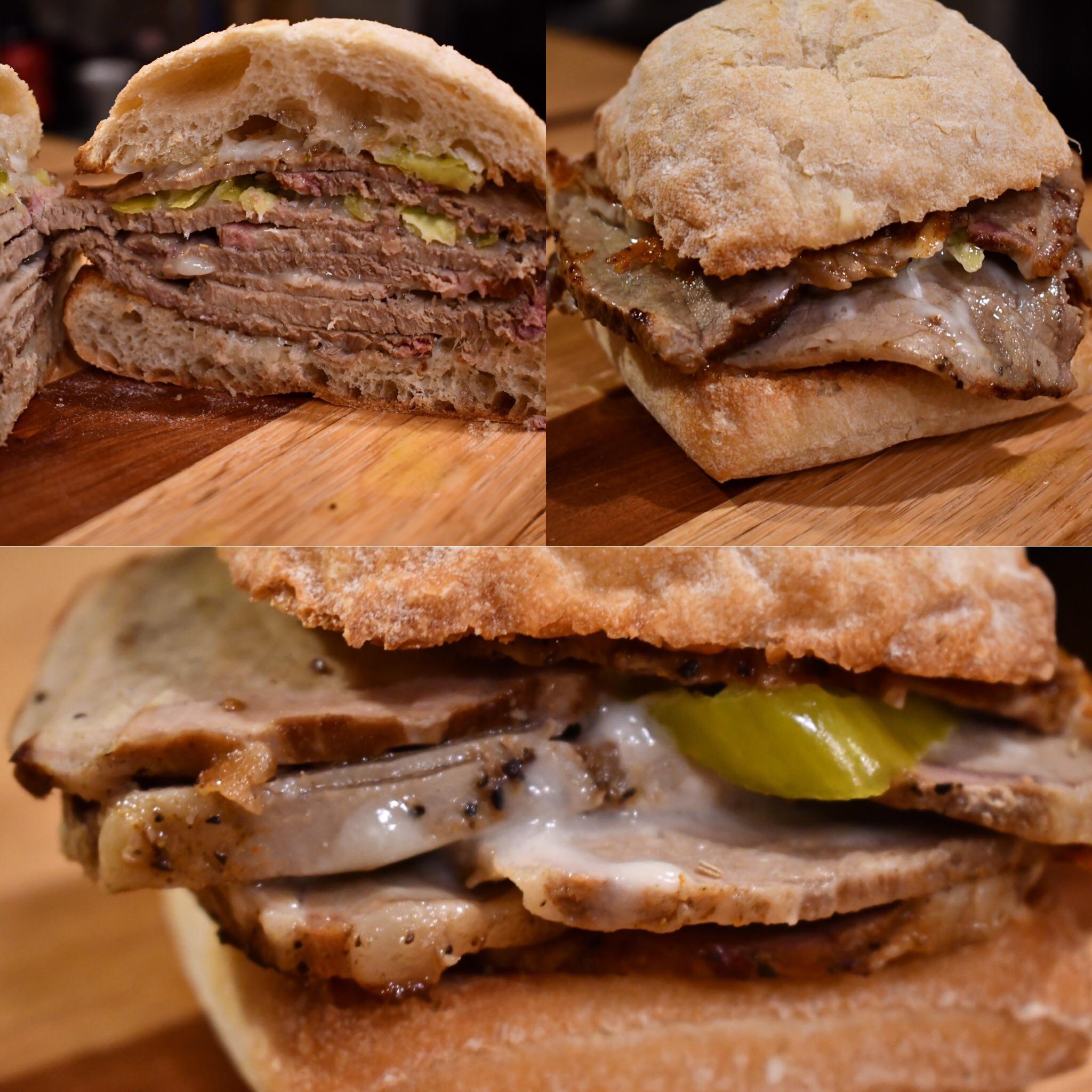[homemade] Hot Italian beef sandwich | Scrolller