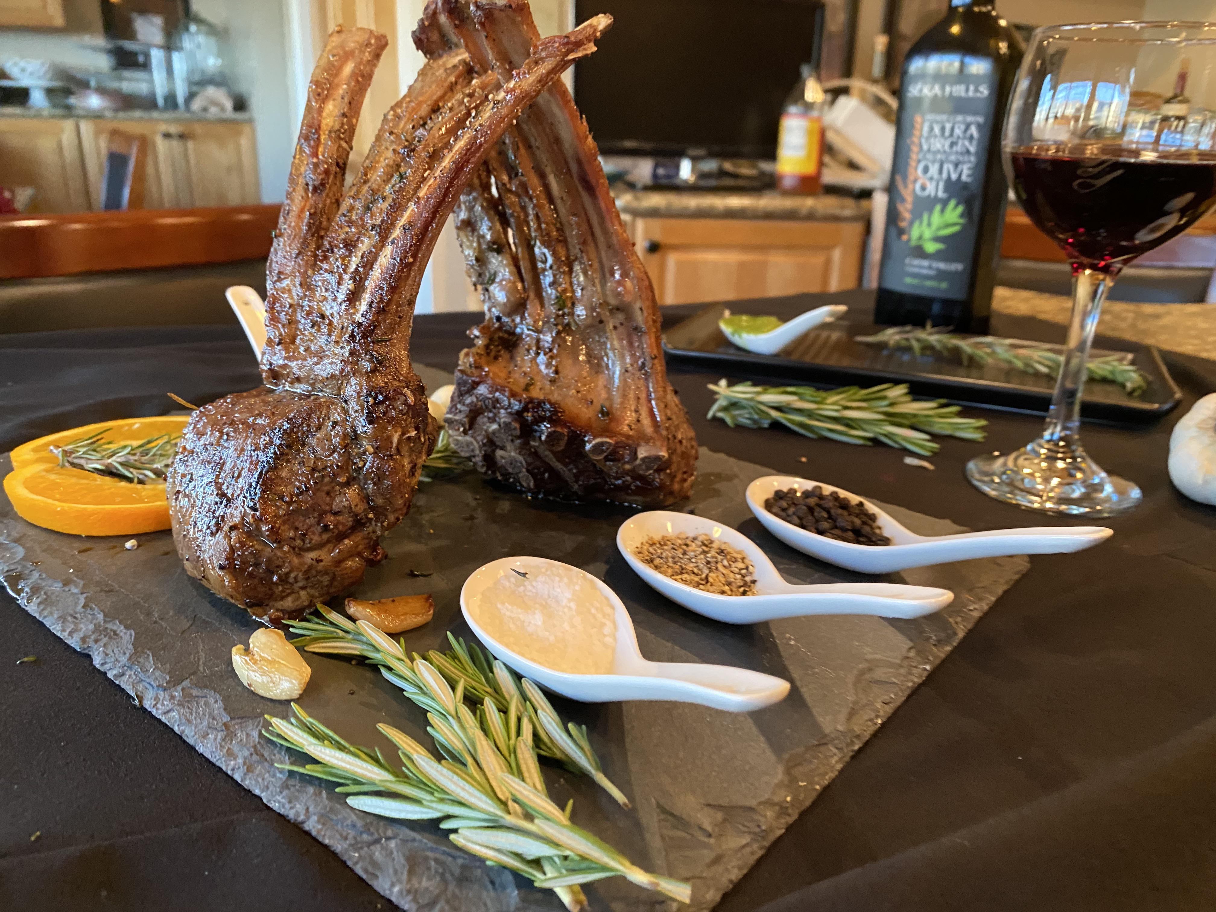 [Homemade] Pan-Seared, Butter-Basted Lamb Chops | Scrolller