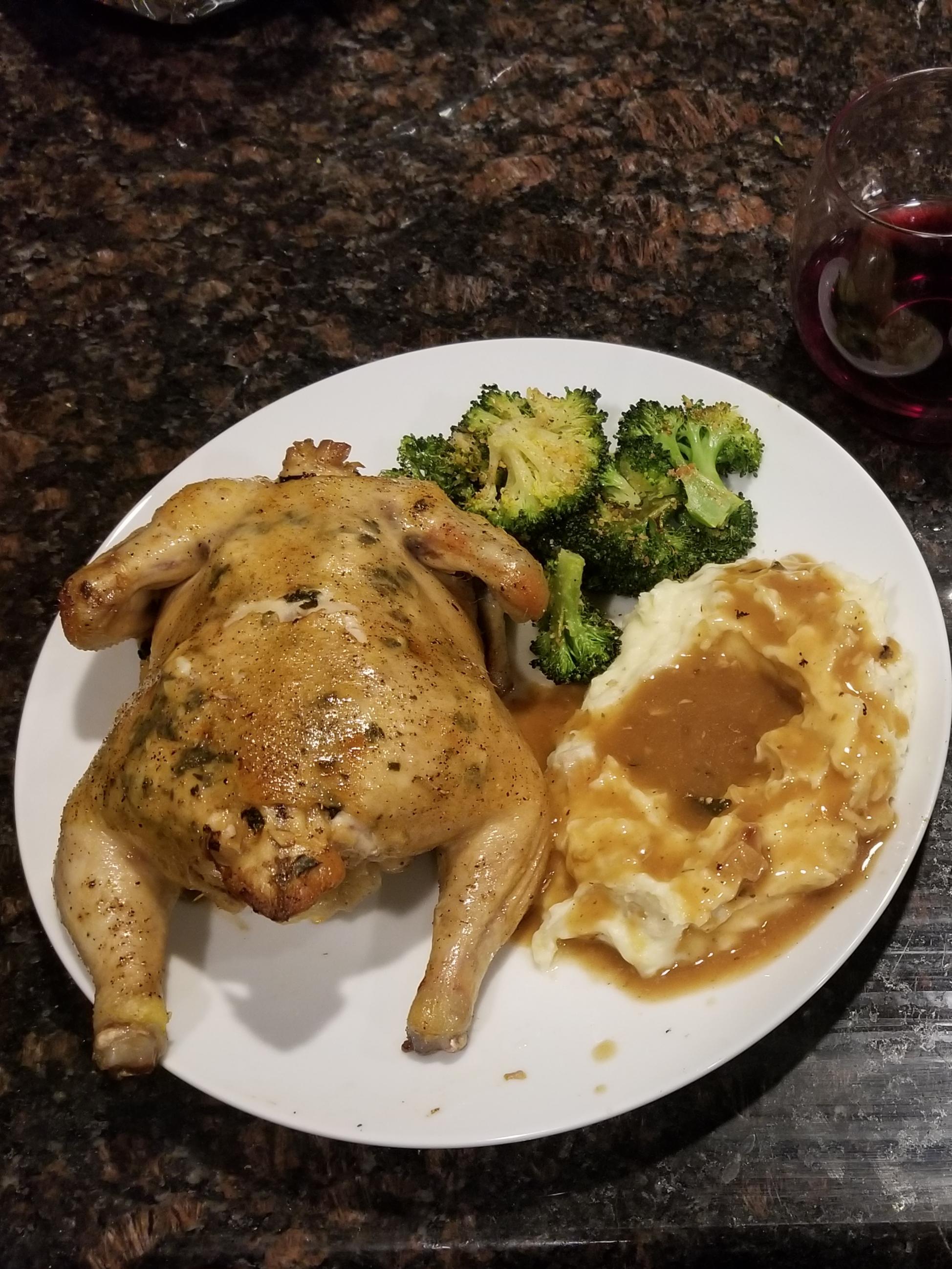 [Homemade] Roasted Cornish Game Hen | Scrolller