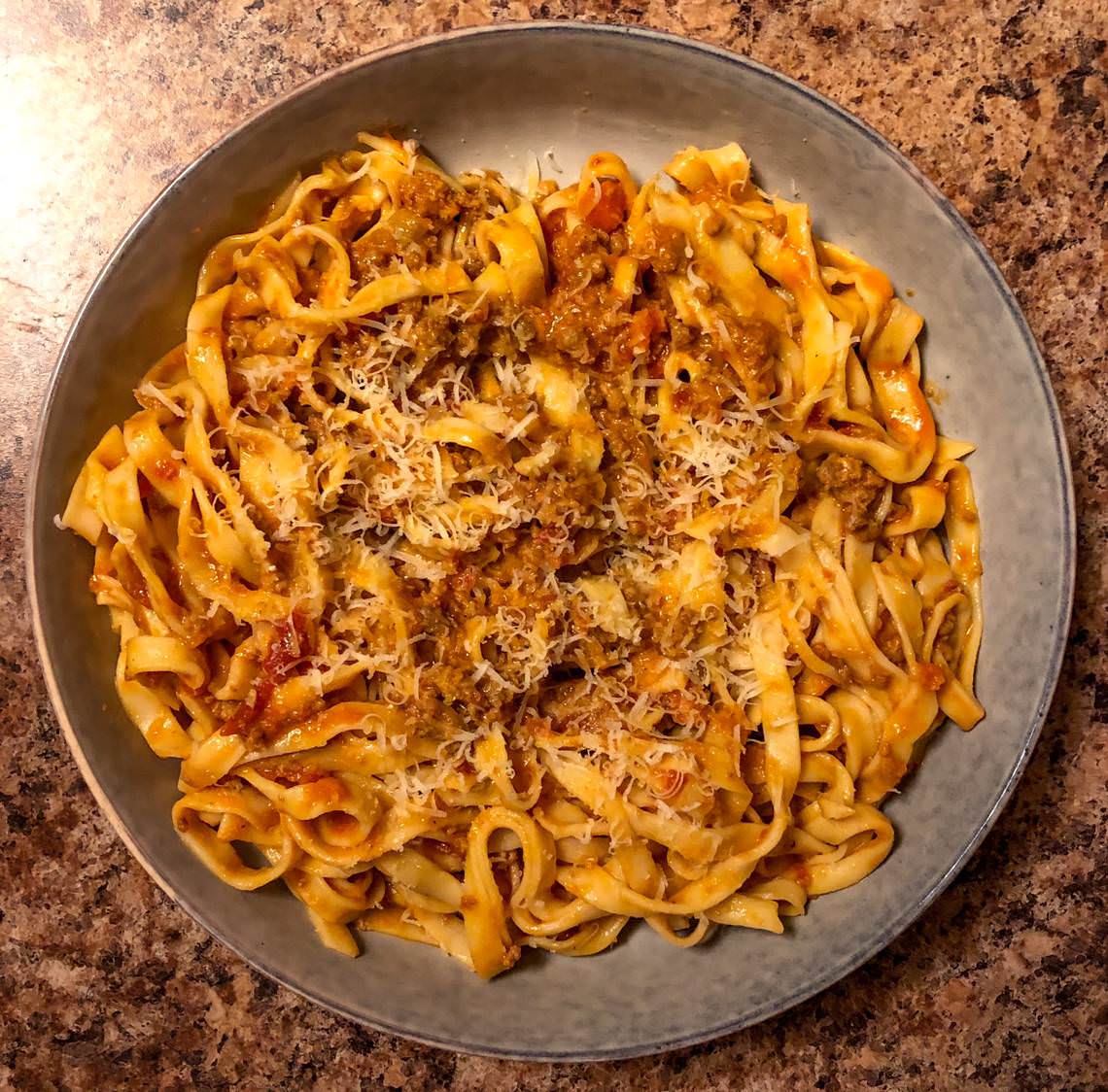 Homemade Tagliatelle al Ragù Bolognese | Scrolller