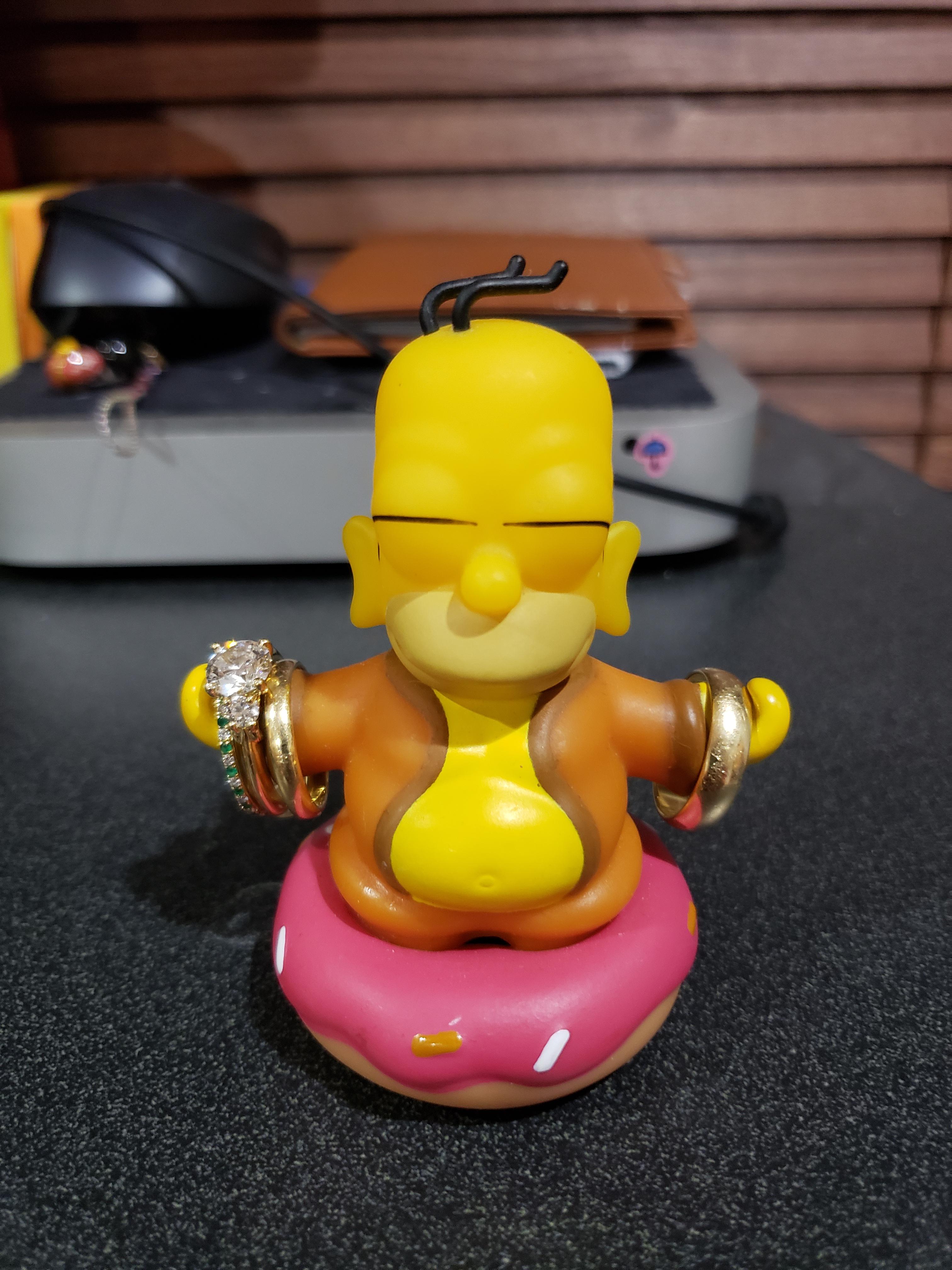 Homer Simpson is our ring holder! | Scrolller