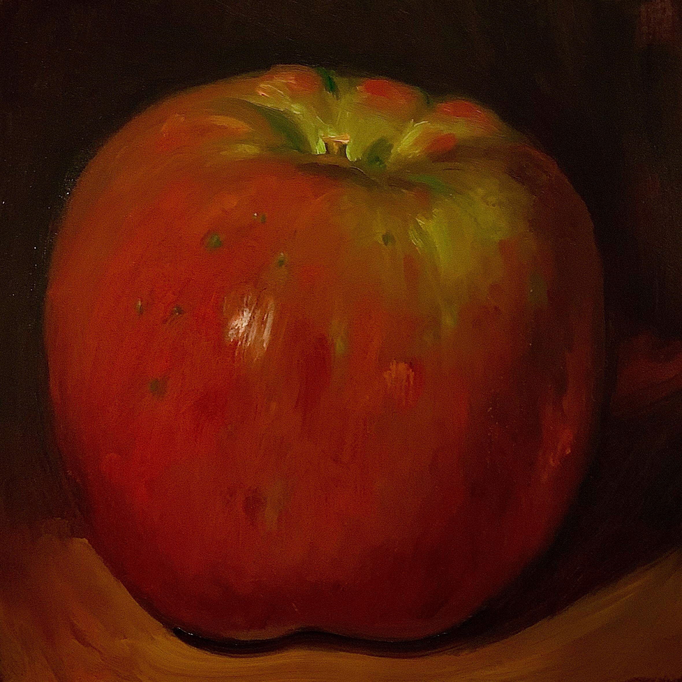 “Honeycrisp” me, oil, 2021 | Scrolller