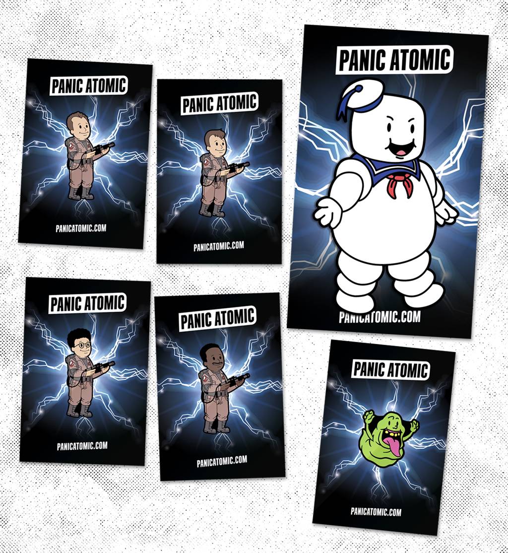 Hope you don't mind another update. Finialized the artwork backer cards for my Ghostbusters Pins ...