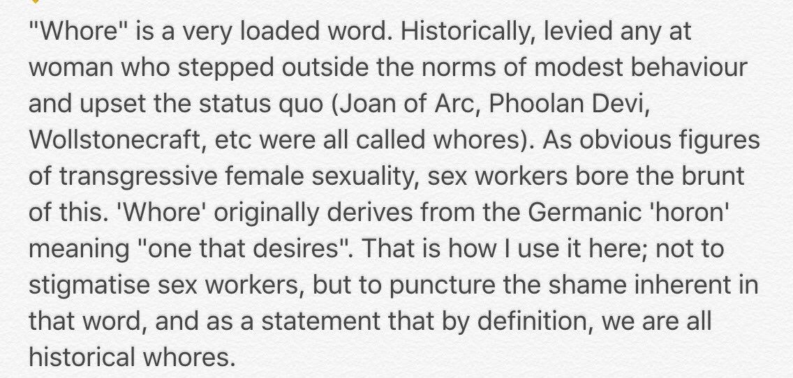 Hope you're a whore (in the historical sense) | Scrolller