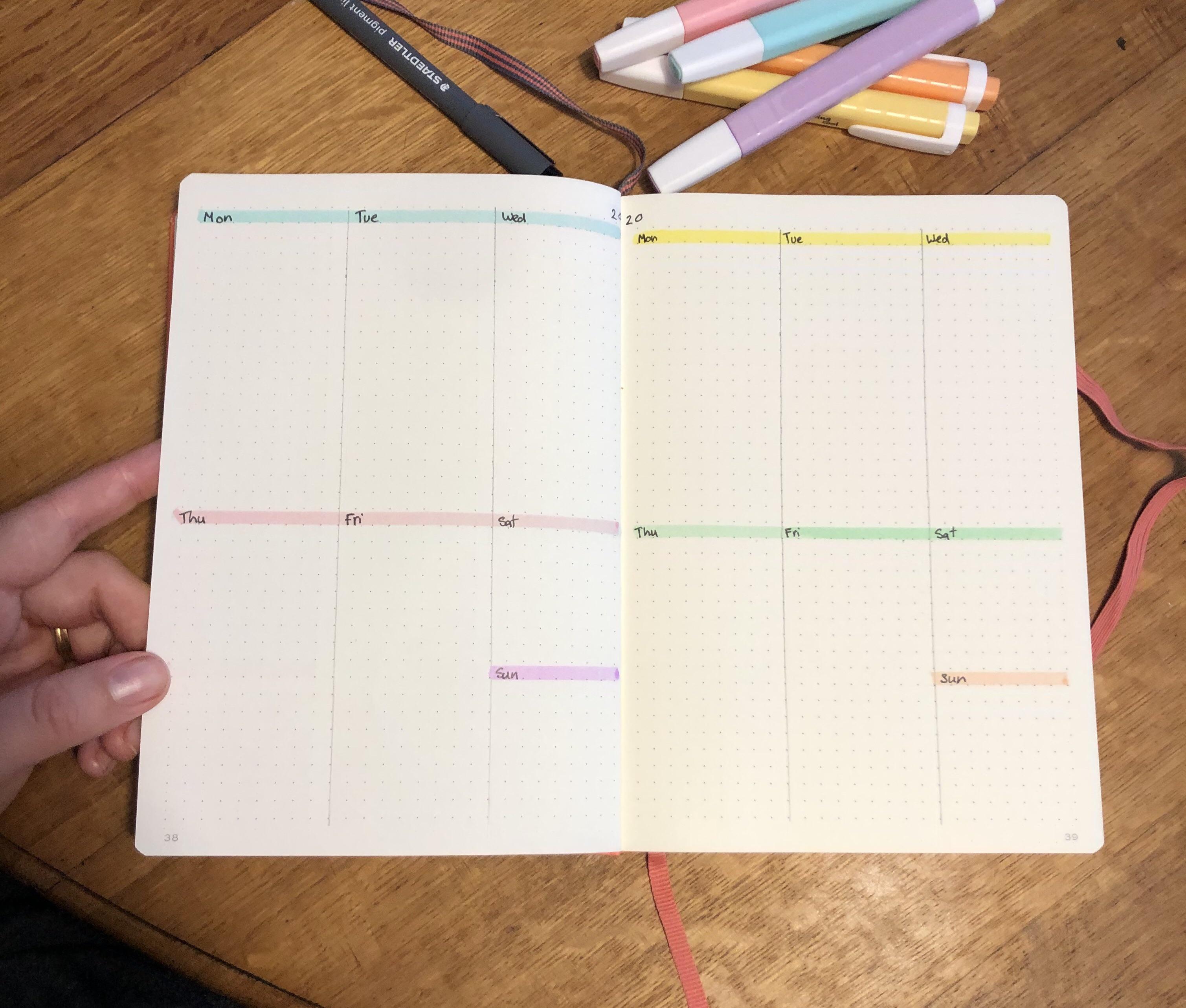 How I do my weekly spreads | Scrolller