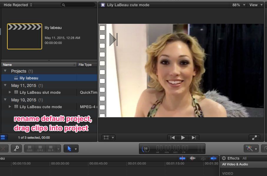 How I make side-by-side clips, using a Cute Mode | Slut Mode example | Scrolller