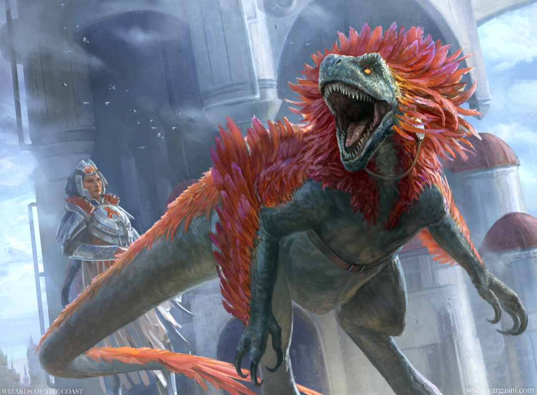 Huatli’s Raptor by Randy Vargas (vargasni) | Scrolller