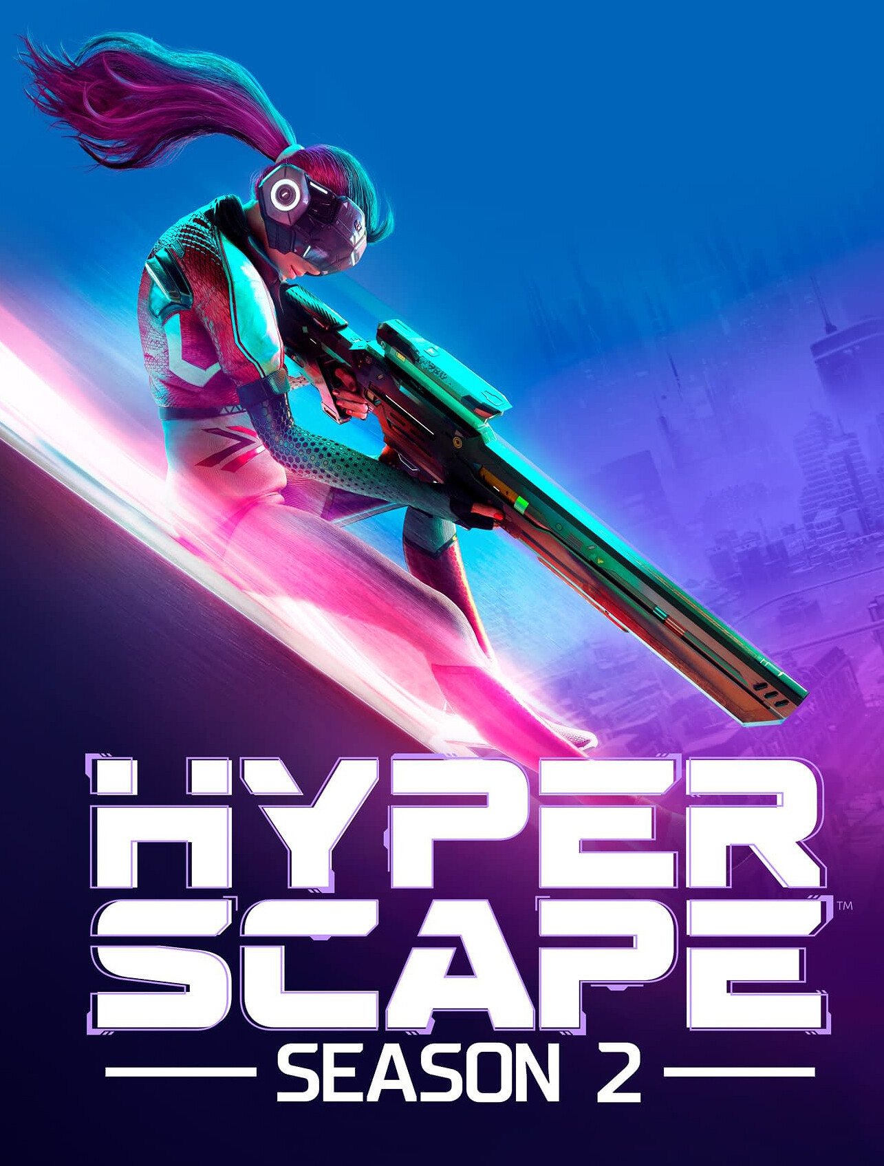 Hyper Scape season 2 key art by Bryan Sola | Scrolller