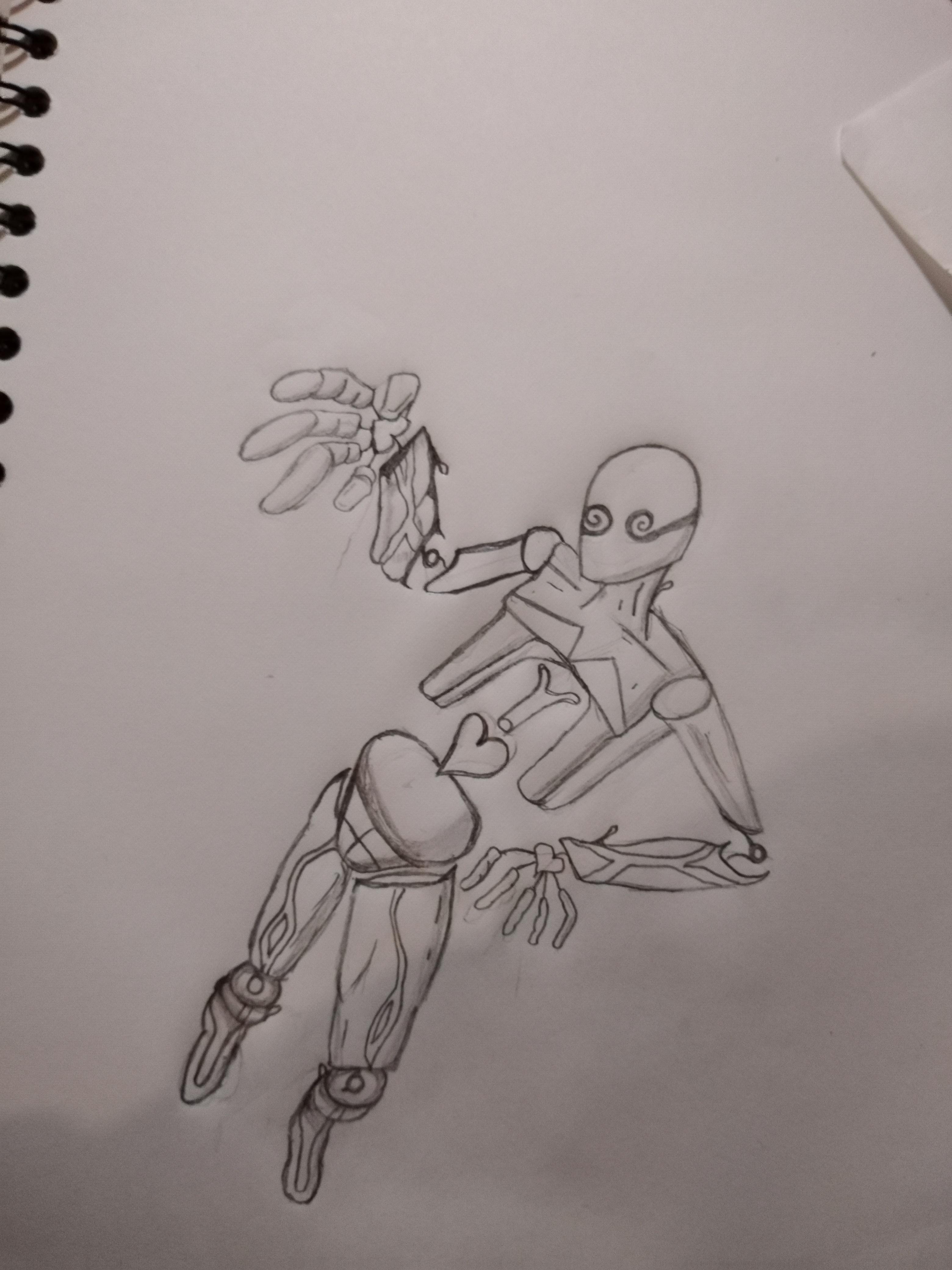 I am not good at drawing, but I decided to draw my own Stand. Meet [ Master of Puppets ] | Scrolller