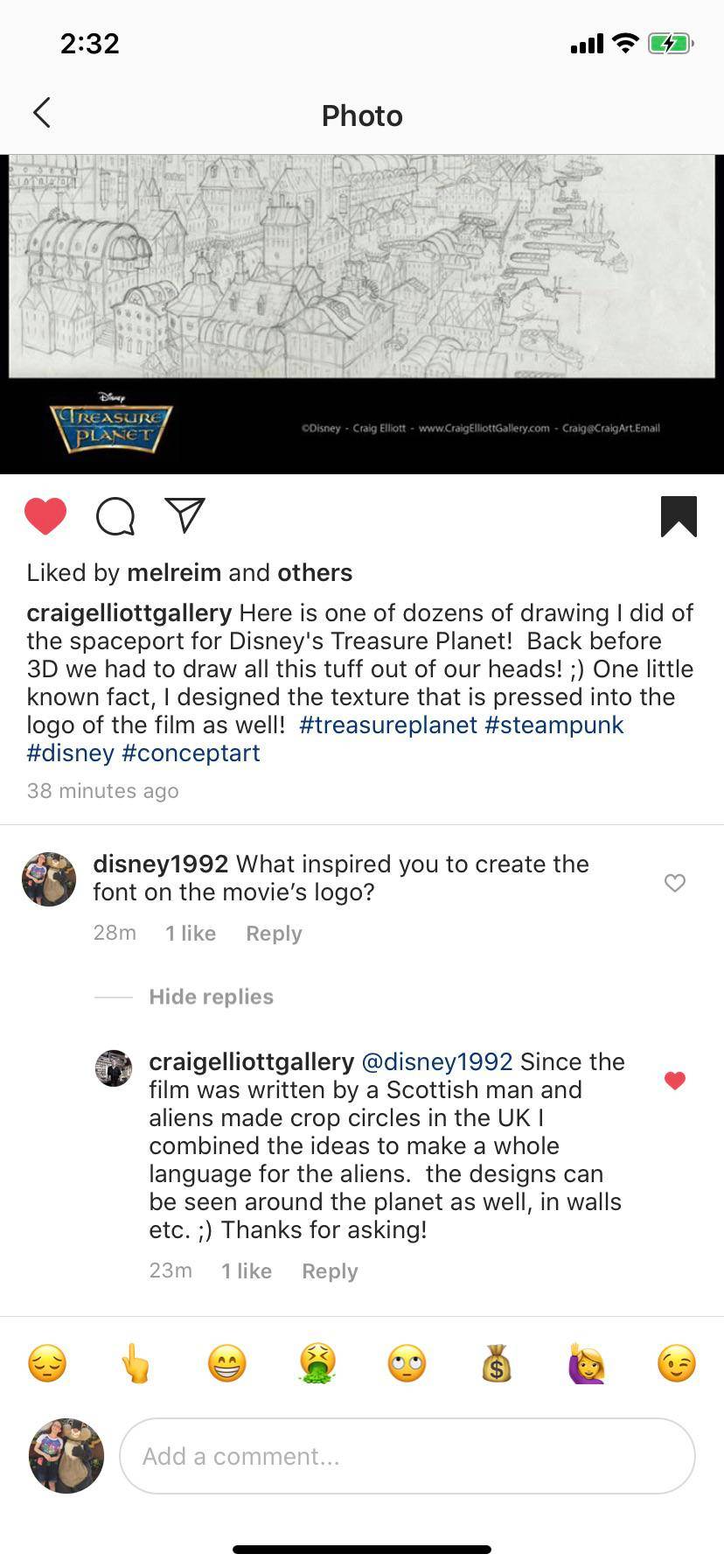 I asked one of the movie’s artists, Craig Elliot, on Instagram about how he got the idea for ...
