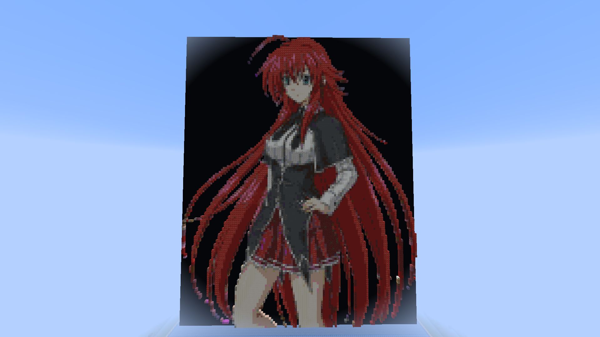 I built Rias Gremory in Minecraft | Scrolller