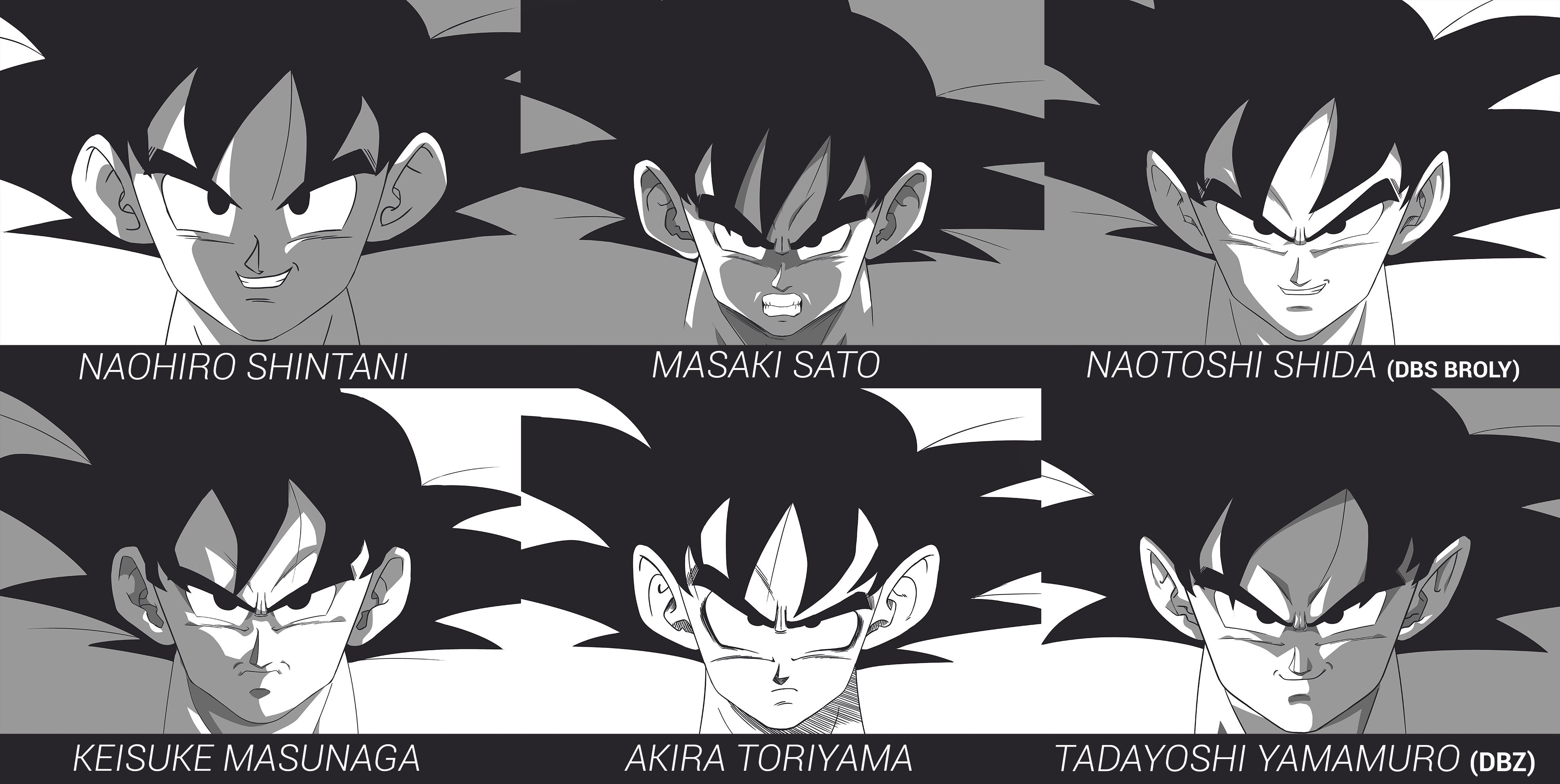 I decided to try out different animators styles on Goku, which one is your favorite? [OC ...