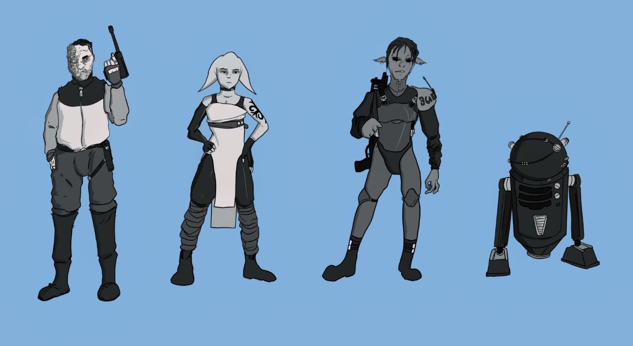 I draw some of my original characters | Scrolller