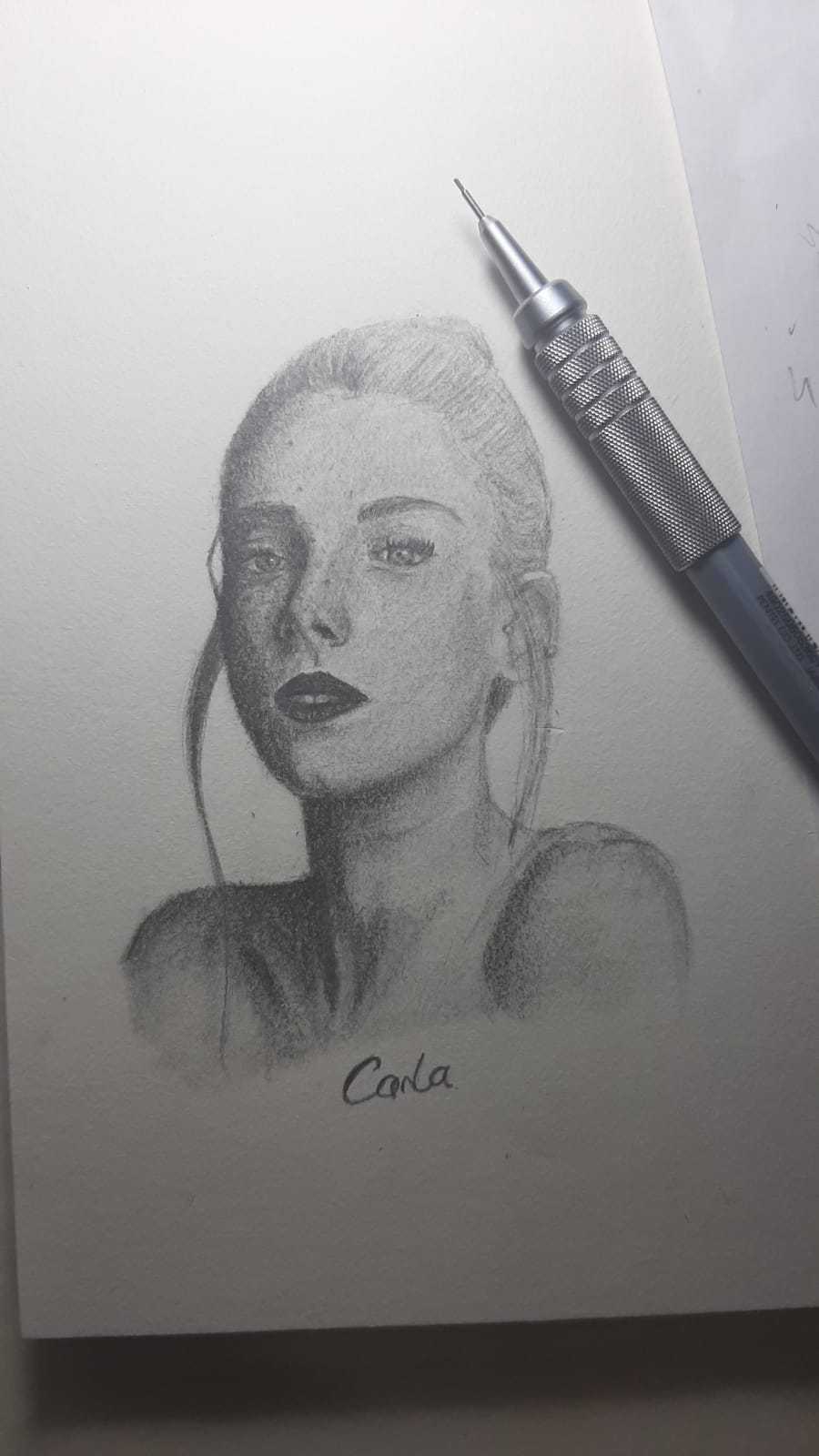 i drew carla from elite. | Scrolller