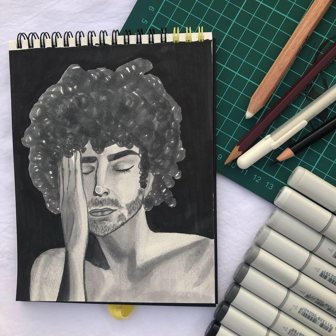 I drew Grandson! | Scrolller