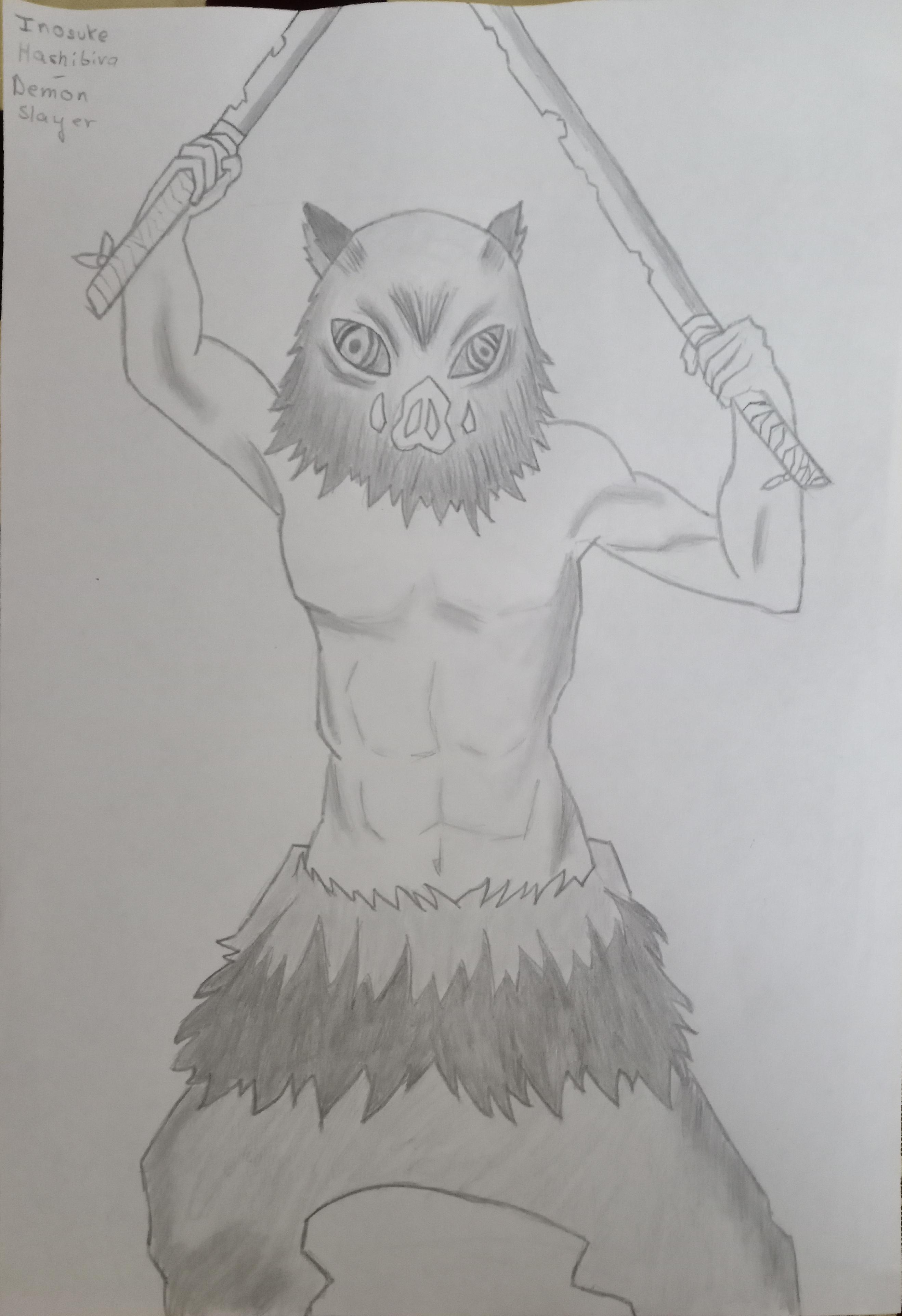 I drew inosuke! | Scrolller