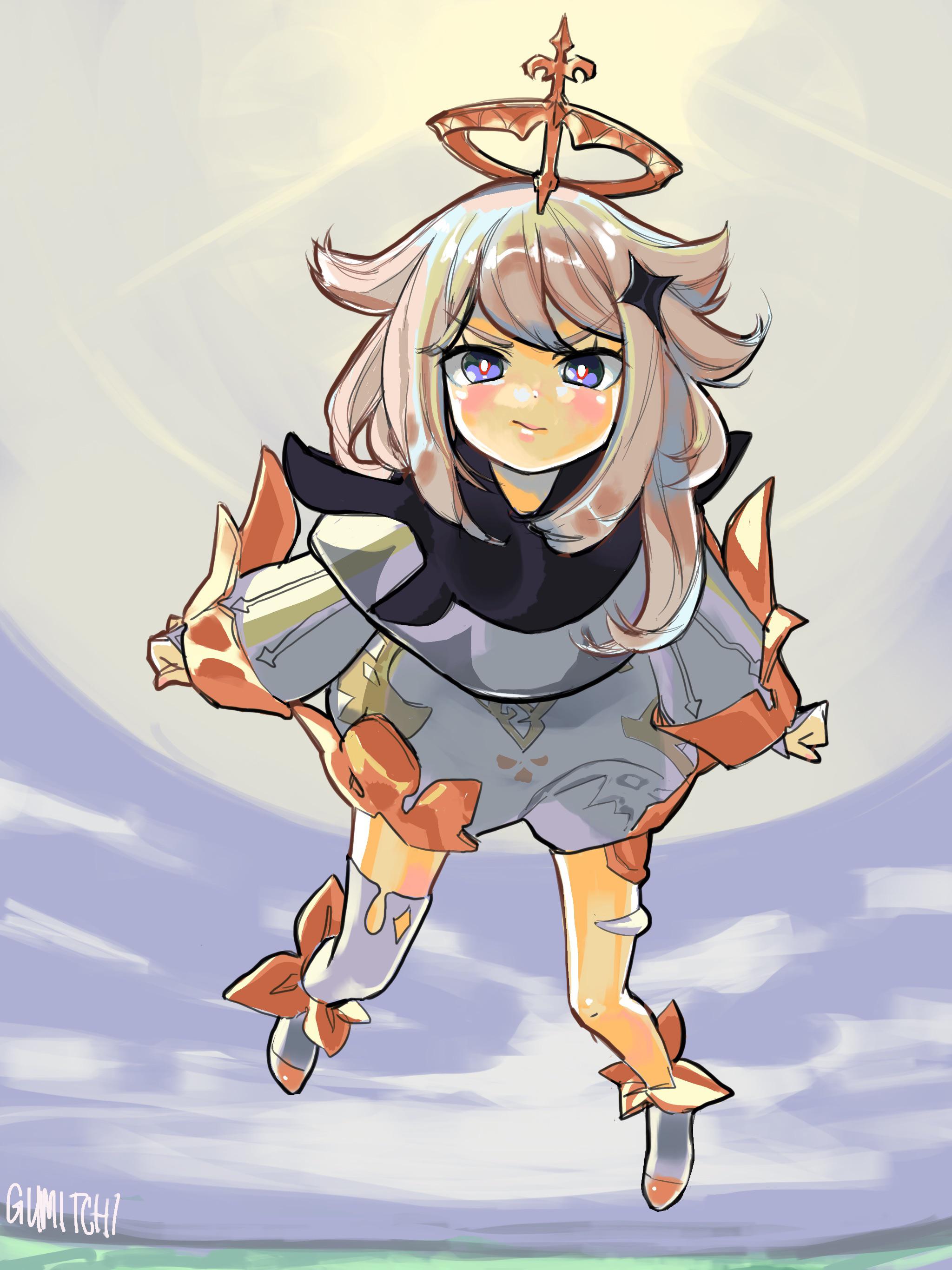 I drew PAIMON :3 | Scrolller