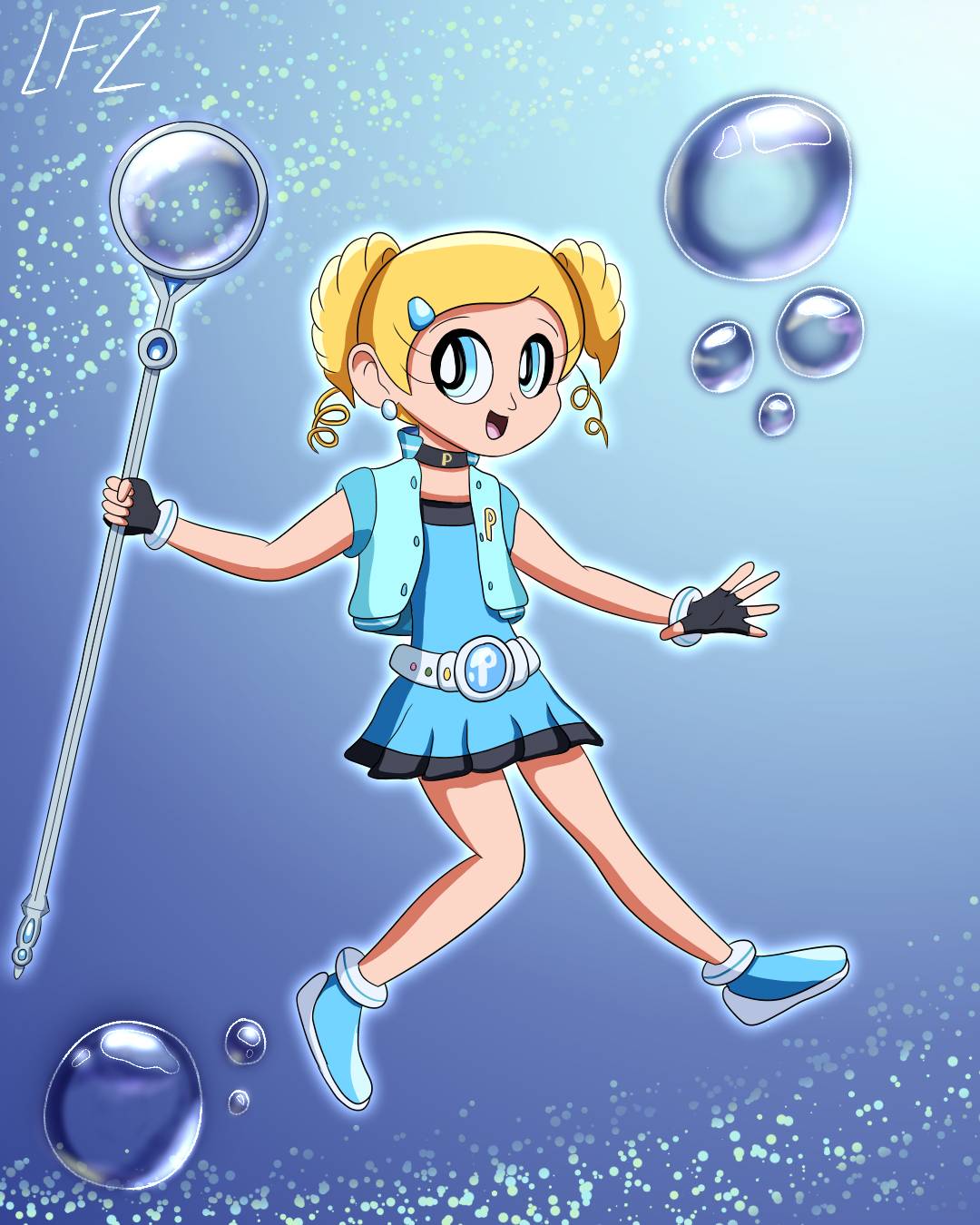I drew Rolling Bubbles from PPGZ! | Scrolller