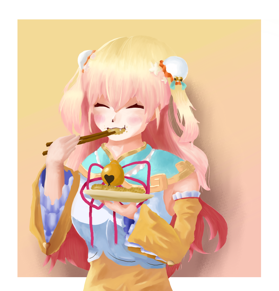 I drew Super Nenechi eating lunch, gonna miss this design | Scrolller