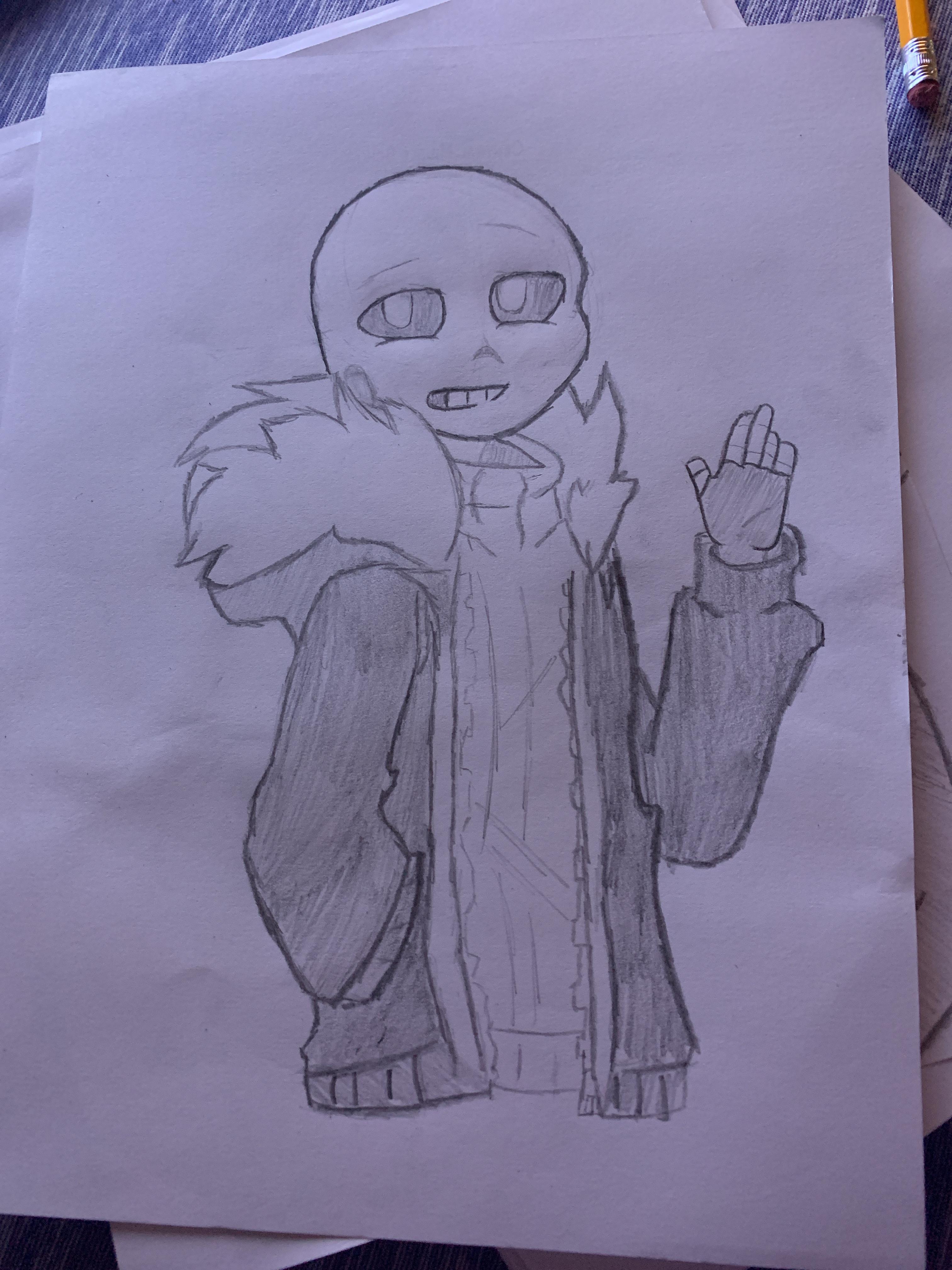 I drew the funny skeleton laugh now thank you | Scrolller