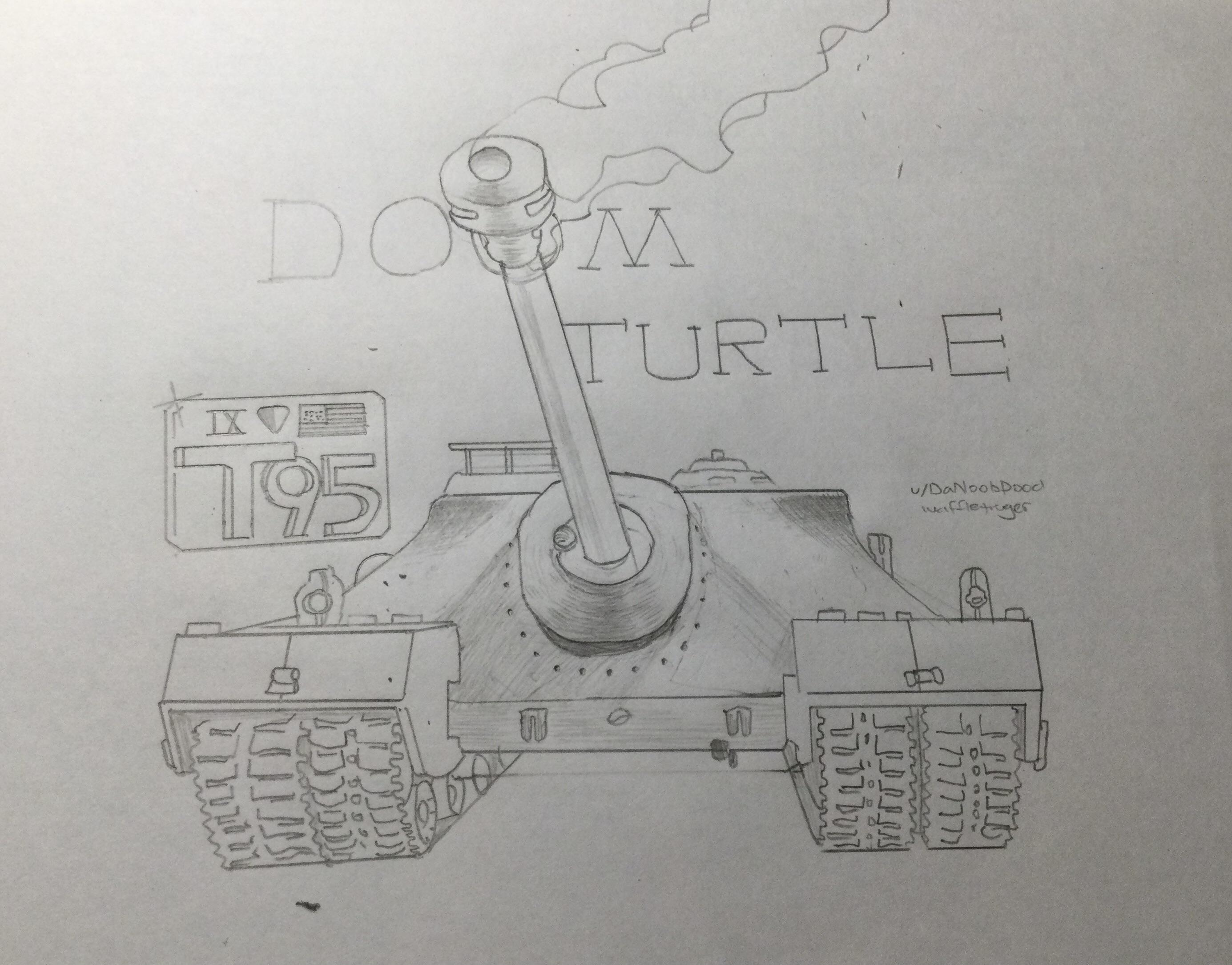 I drew the T95 | Scrolller